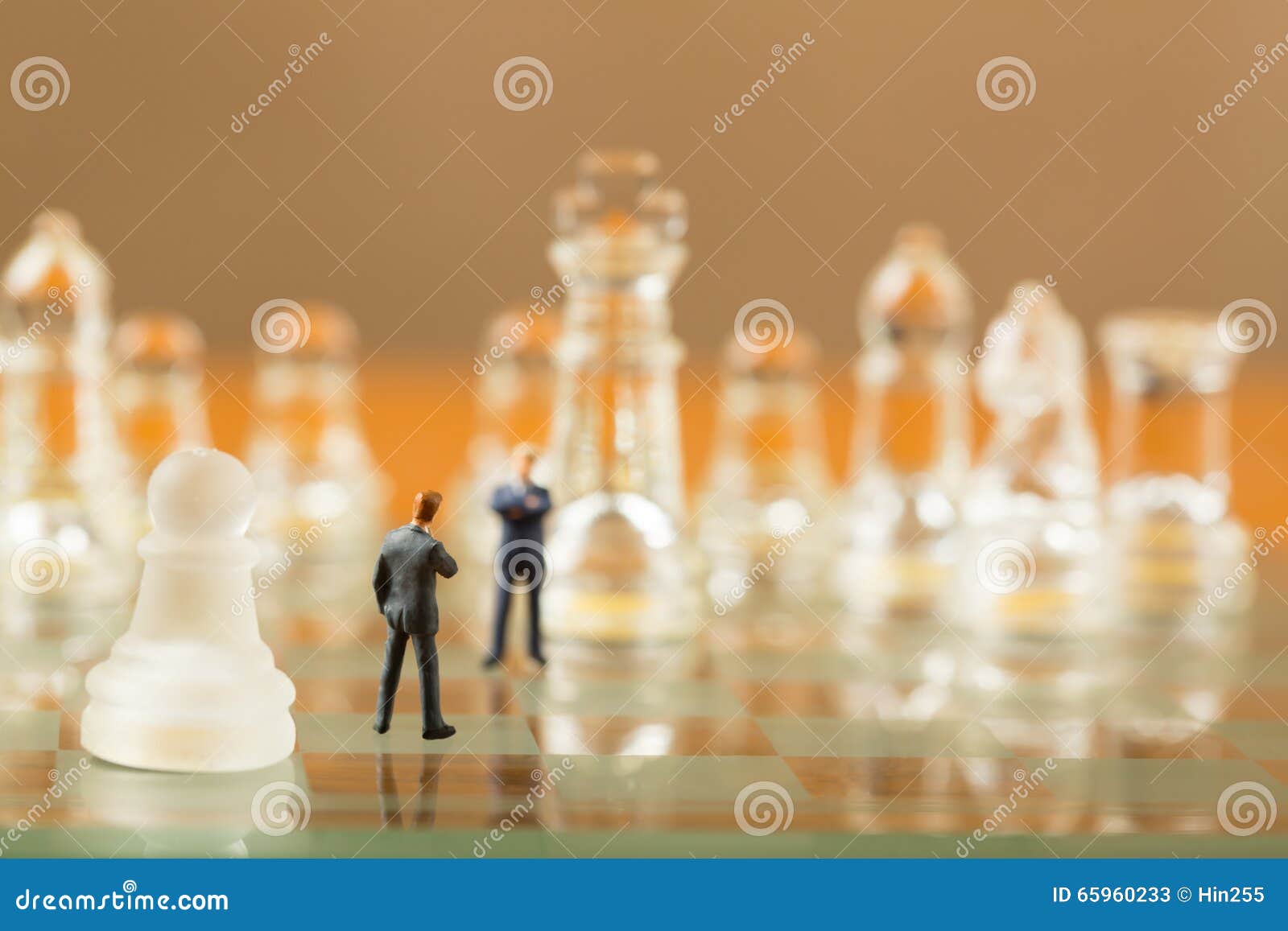 Business Challenge with Competitor Obstacles Stock Image - Image of ...