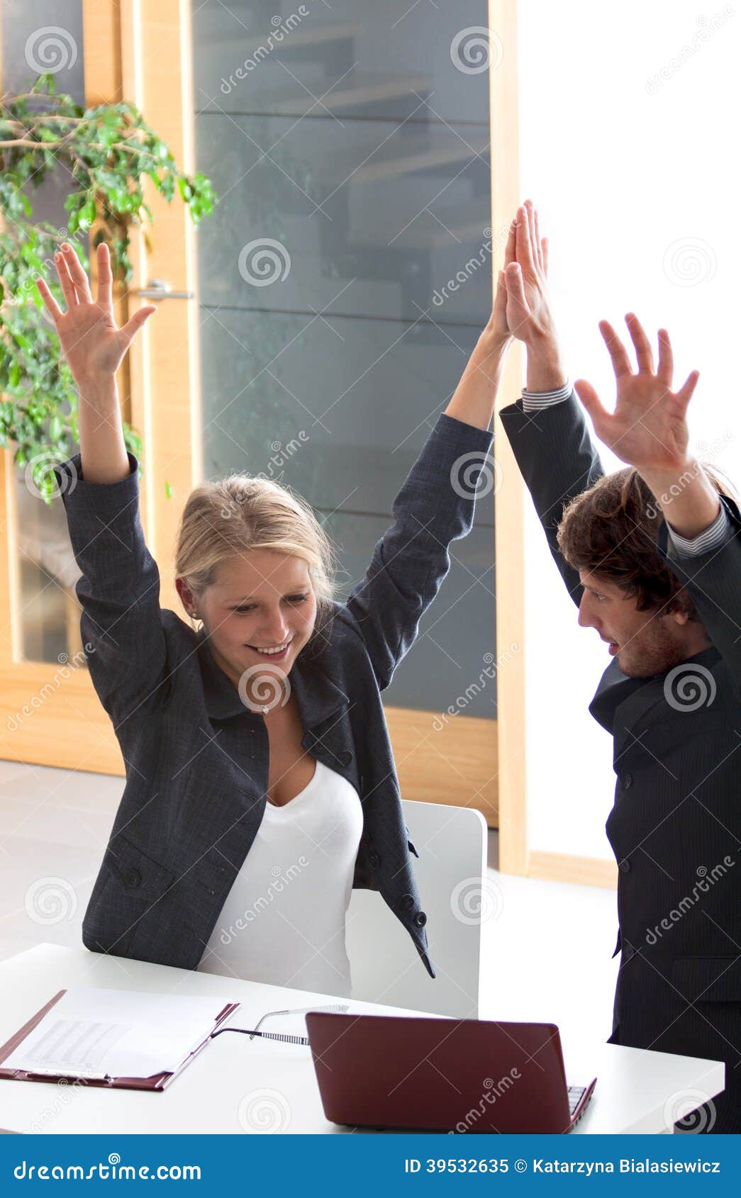 Business Challenge Completed Stock Image - Image of businessman ...