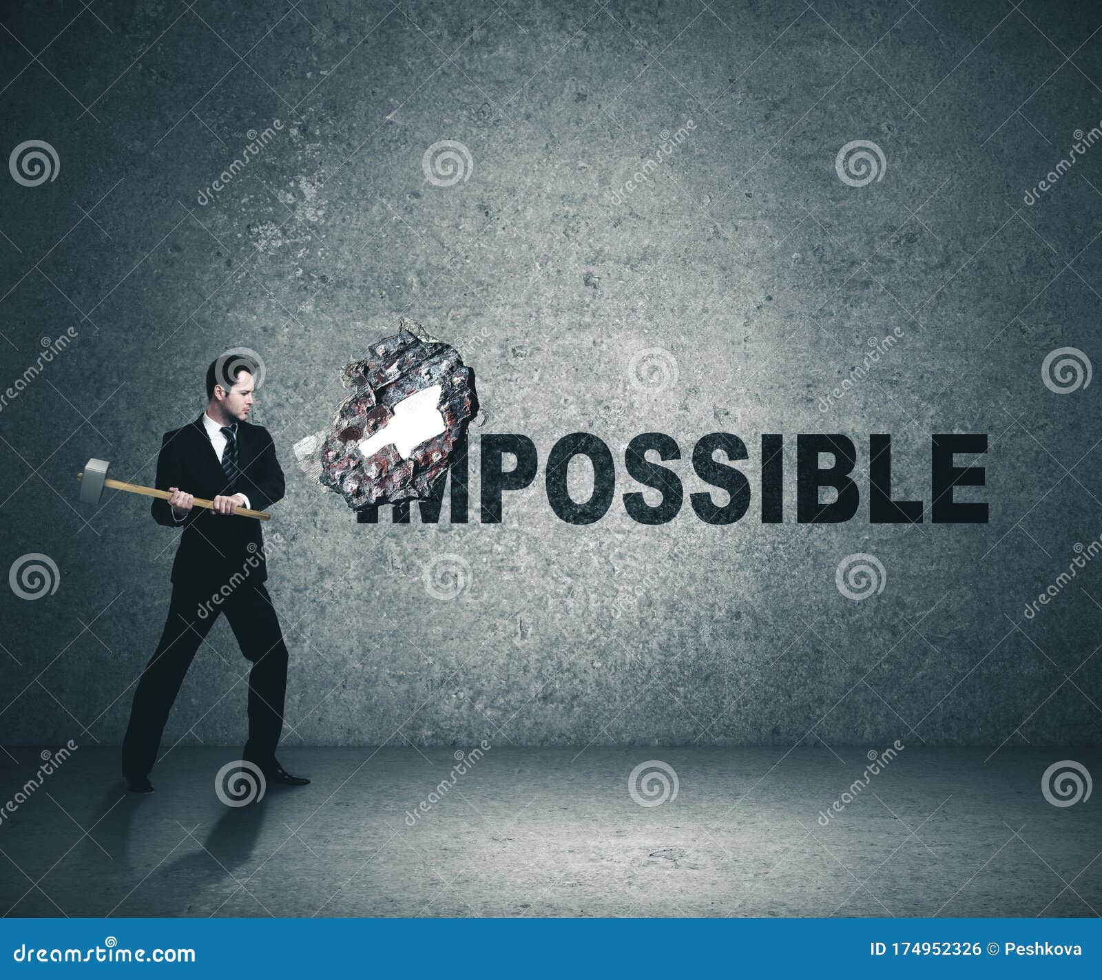 Business and Challenge Concept Stock Photo - Image of idea, hammer ...