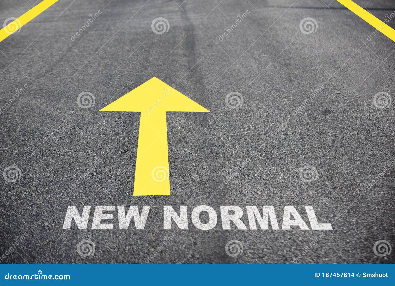 Road to new normal stock photo. Image of challenge, planning - 187467814
