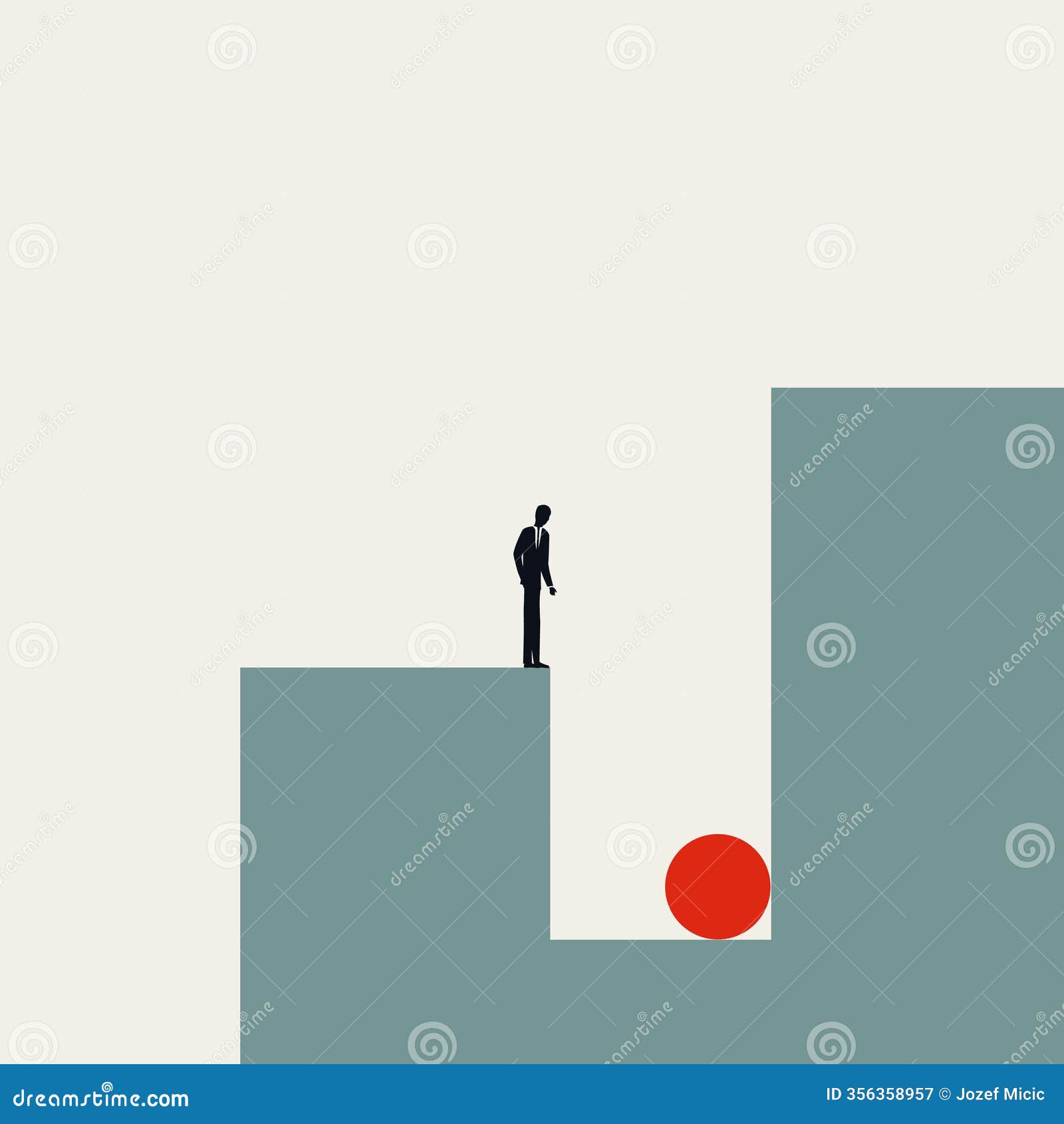 Business Challenge or Obstacle Vector Concept. Symbol of Looking for ...