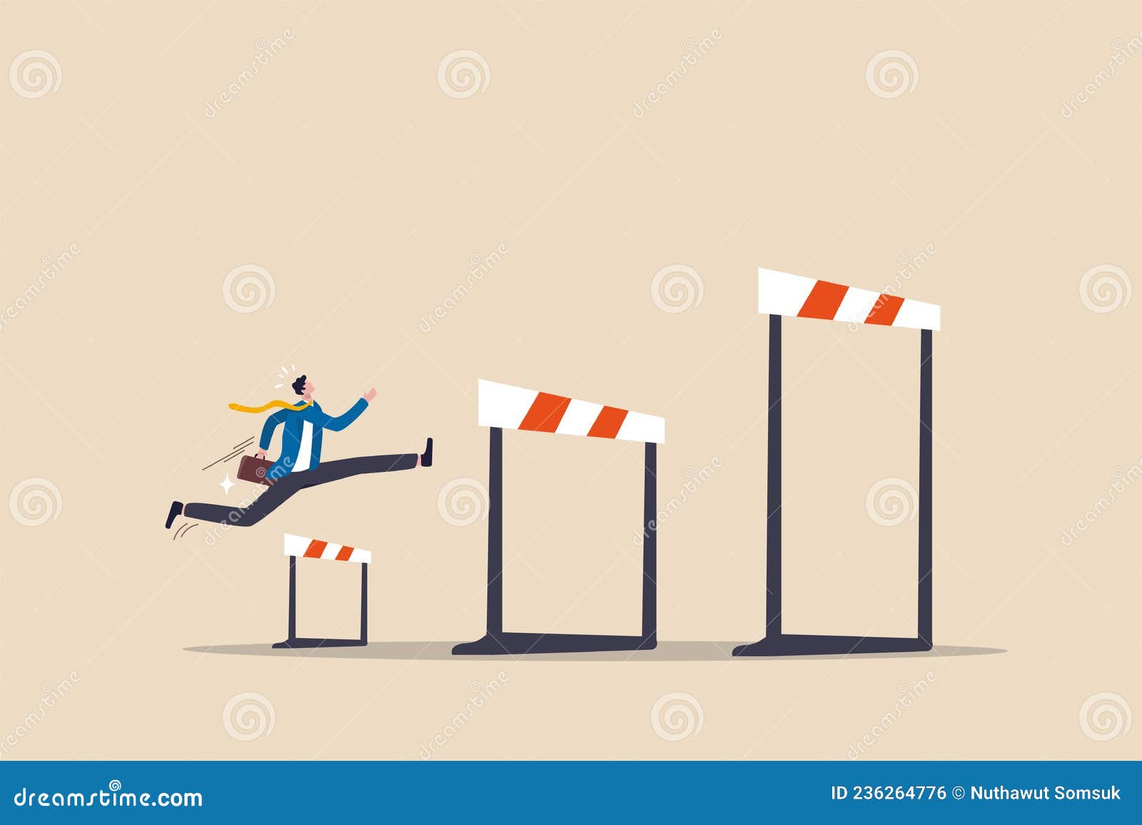 Business Challenge, Overcome Difficulty or Obstacle To Achieve Business ... Business Challenge, Overcome Difficulty or Obstacle To Achieve Business ...
