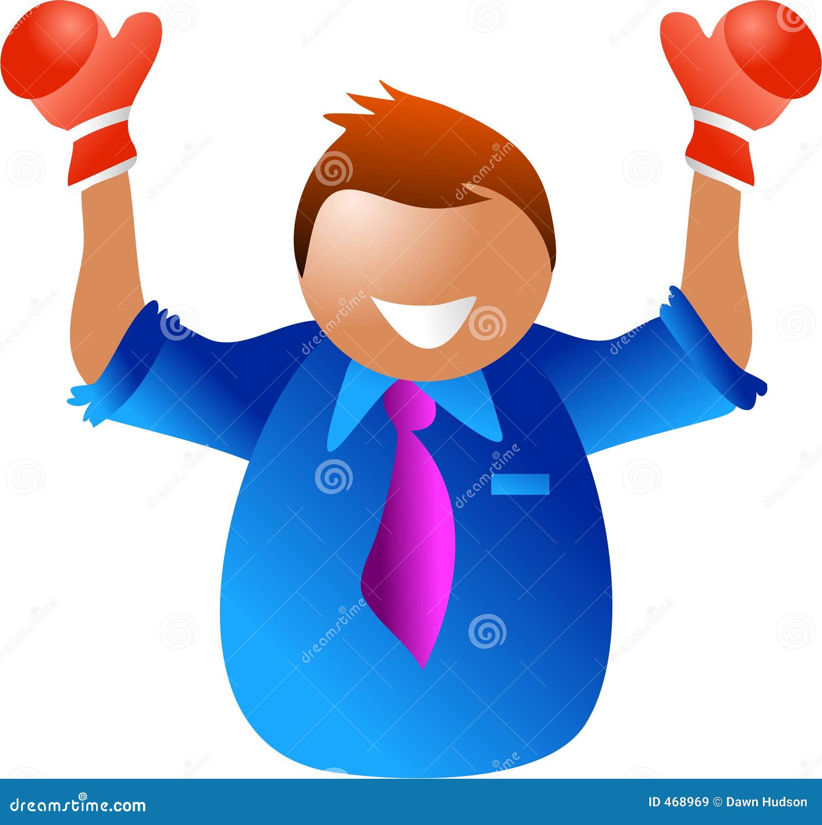 Business Champion Succeed To Get Reward, Winning Star Employee, Career ...