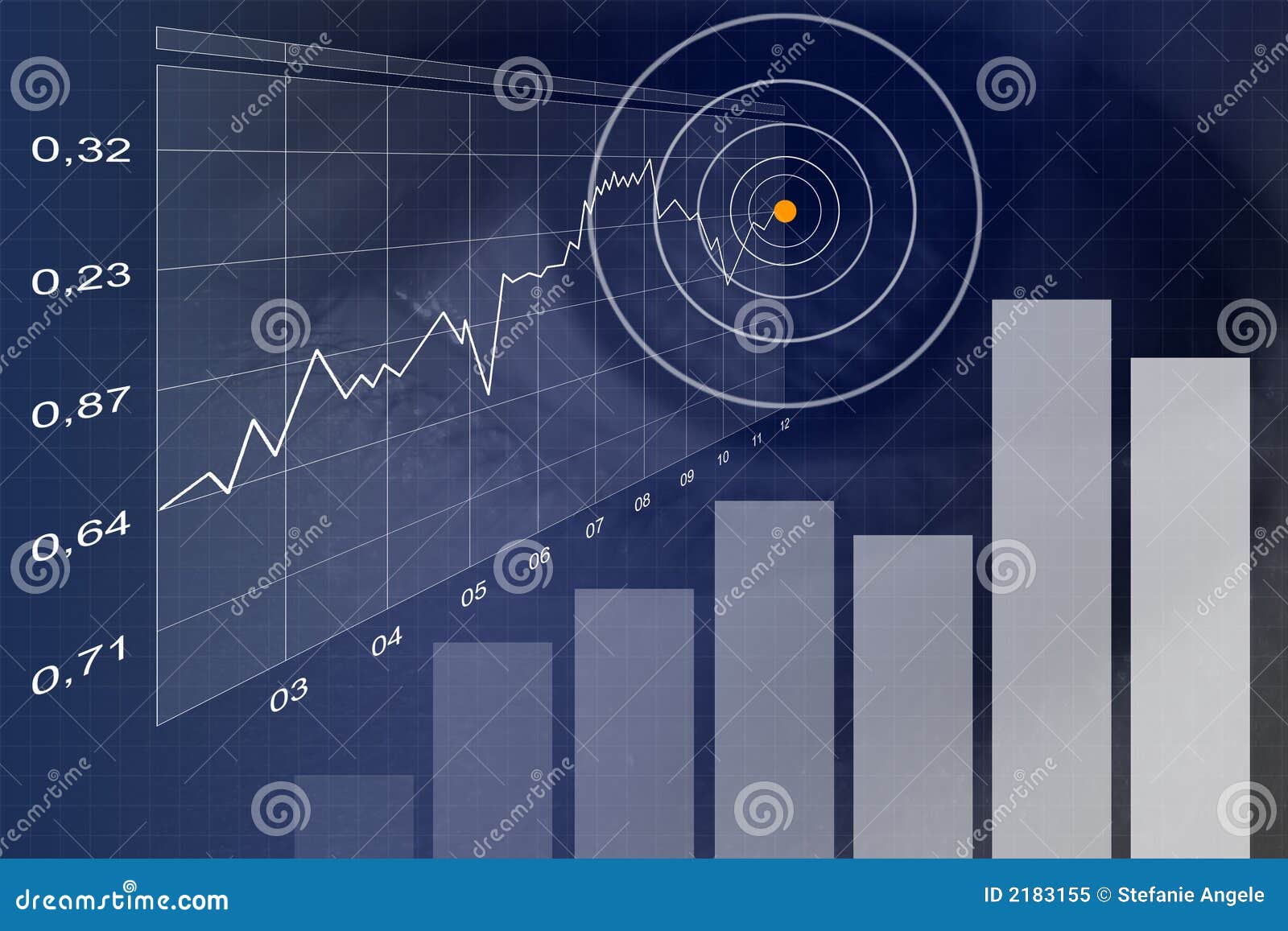 Business chart stock illustration. Illustration of abstract - 2183155