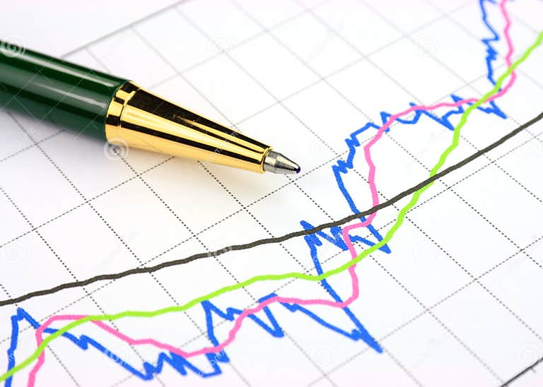 Business chart stock photo. Image of financial, broker - 6721150