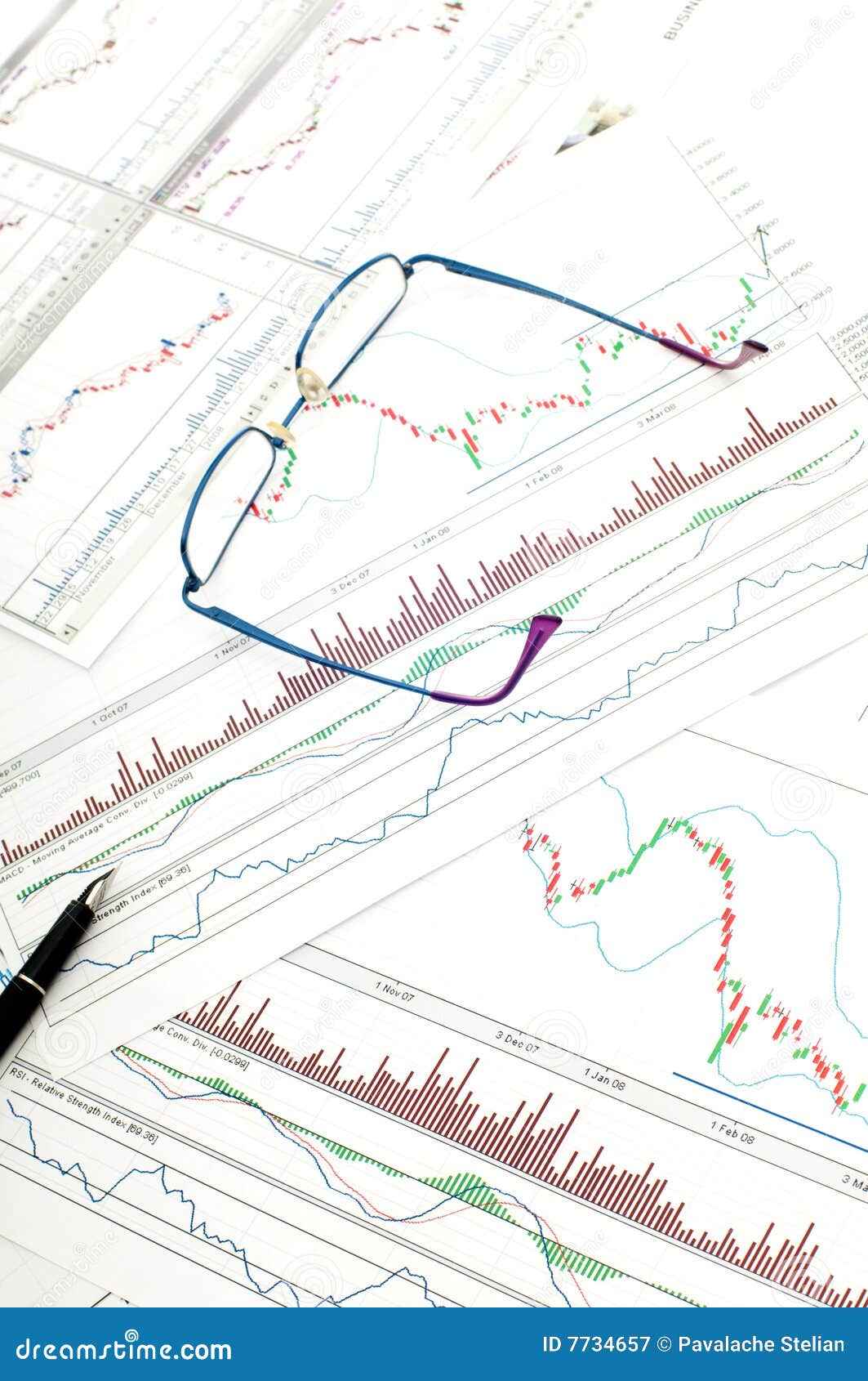 Business chart stock image. Image of calculator, finance - 7734657