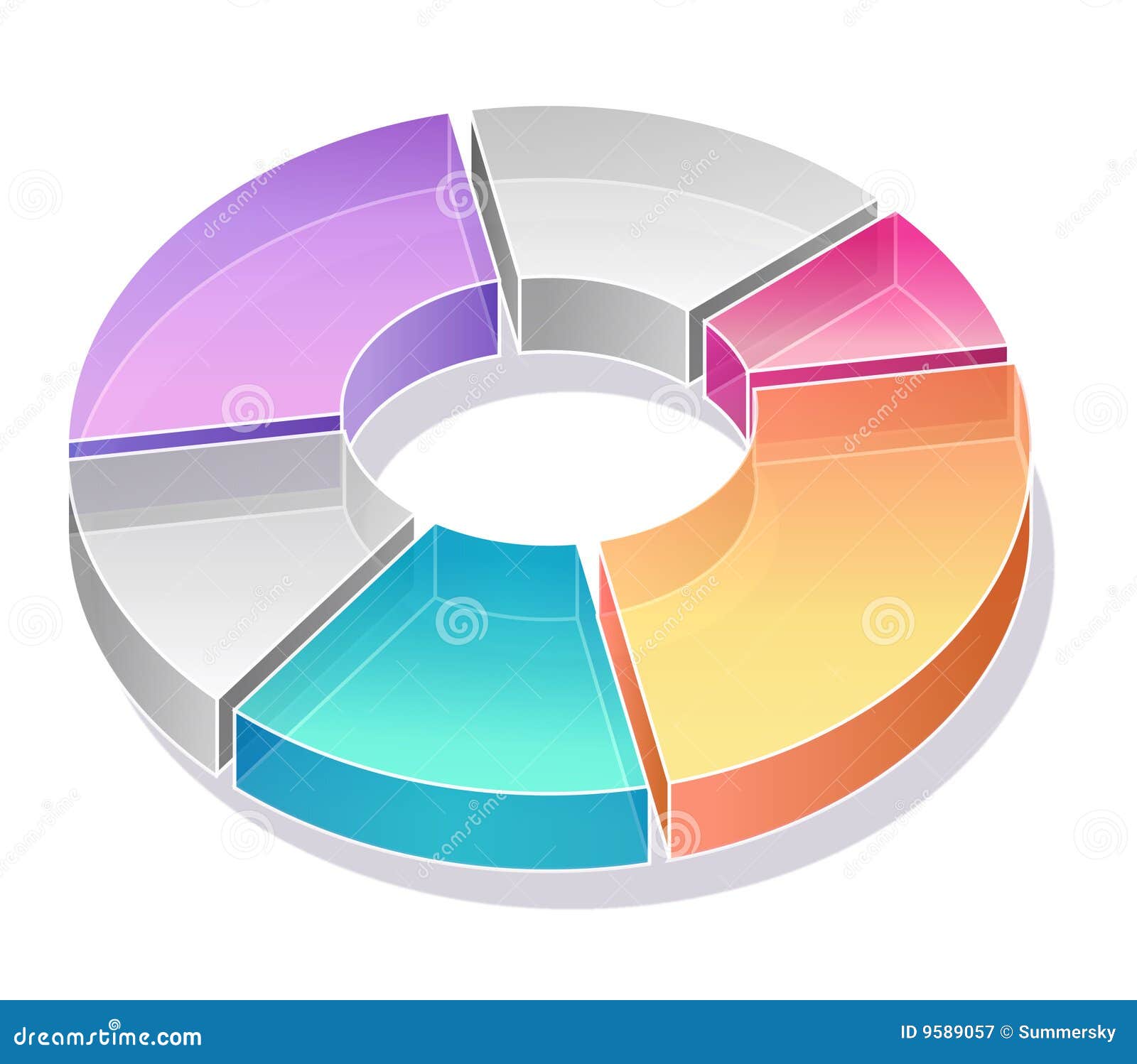 Business chart stock illustration. Illustration of diagram - 9589057