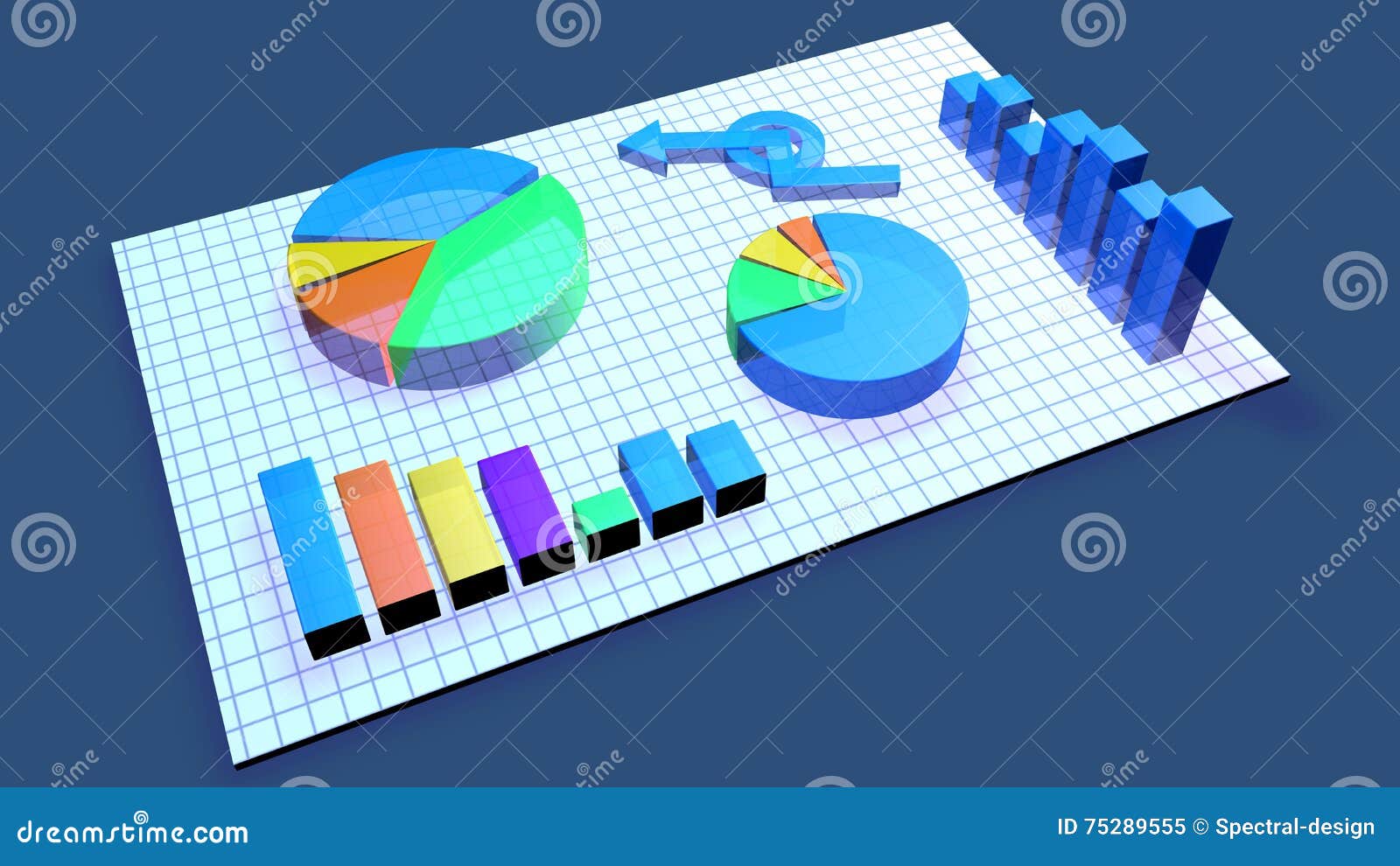 Business Chart animation stock illustration. Illustration of investment ...