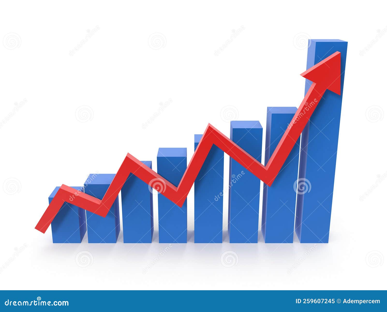Business Chart Concept stock illustration. Illustration of business - 259607245