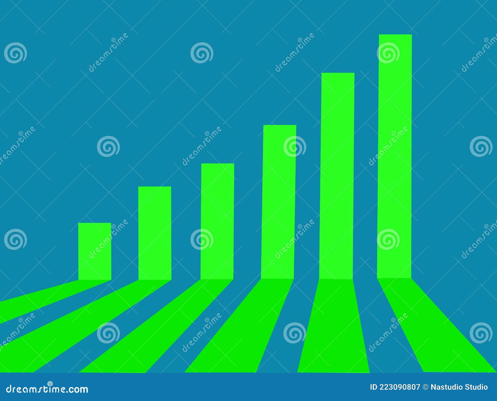 Business Chart. Concept for Success. Vision of Growth Stock Vector ...