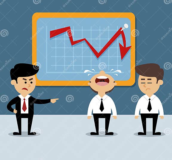 Business chart decrease stock vector. Illustration of graph - 44813691