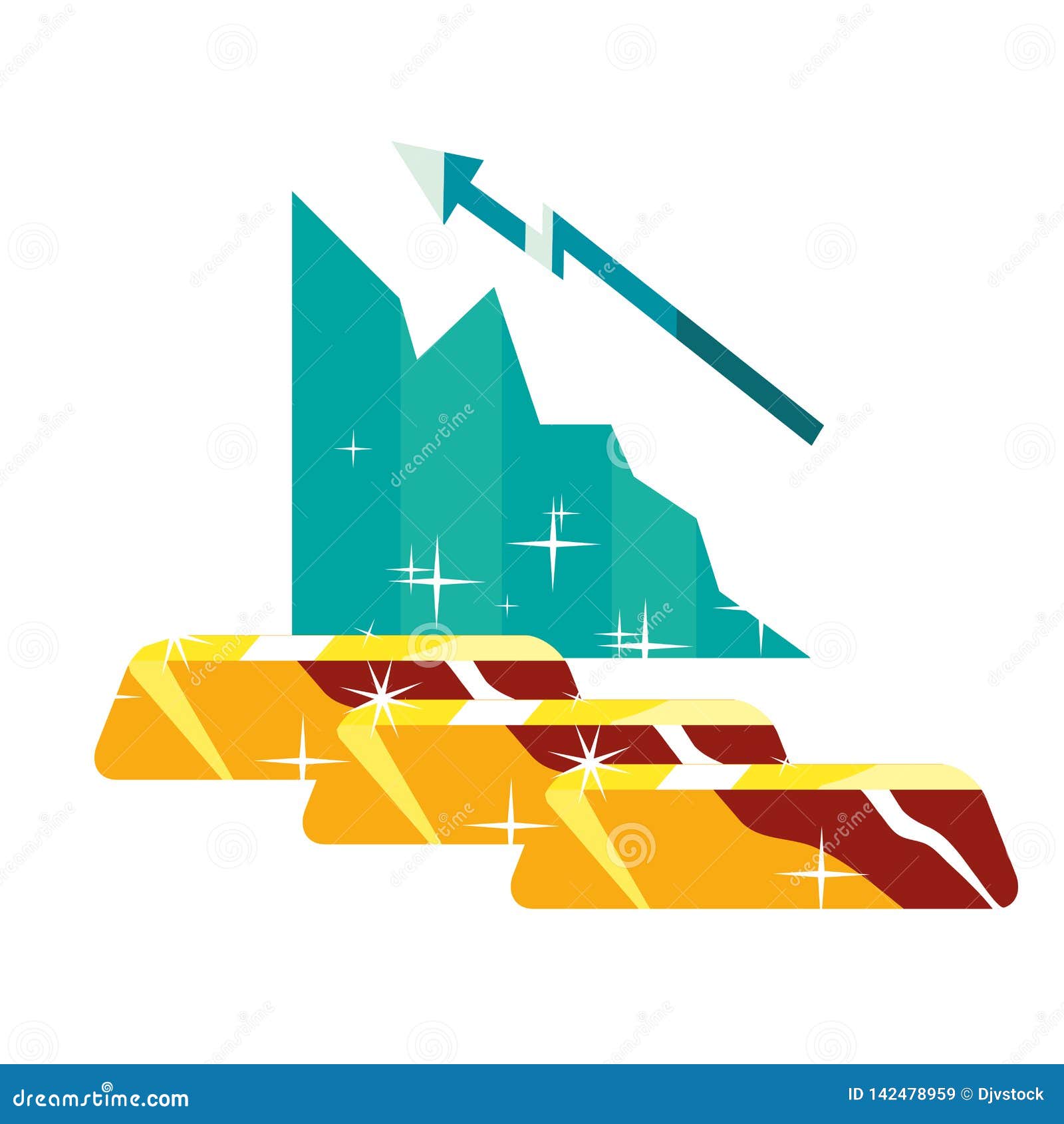 3D Man, Bar Chart, And Gold Coins Royalty-Free Stock Image ...