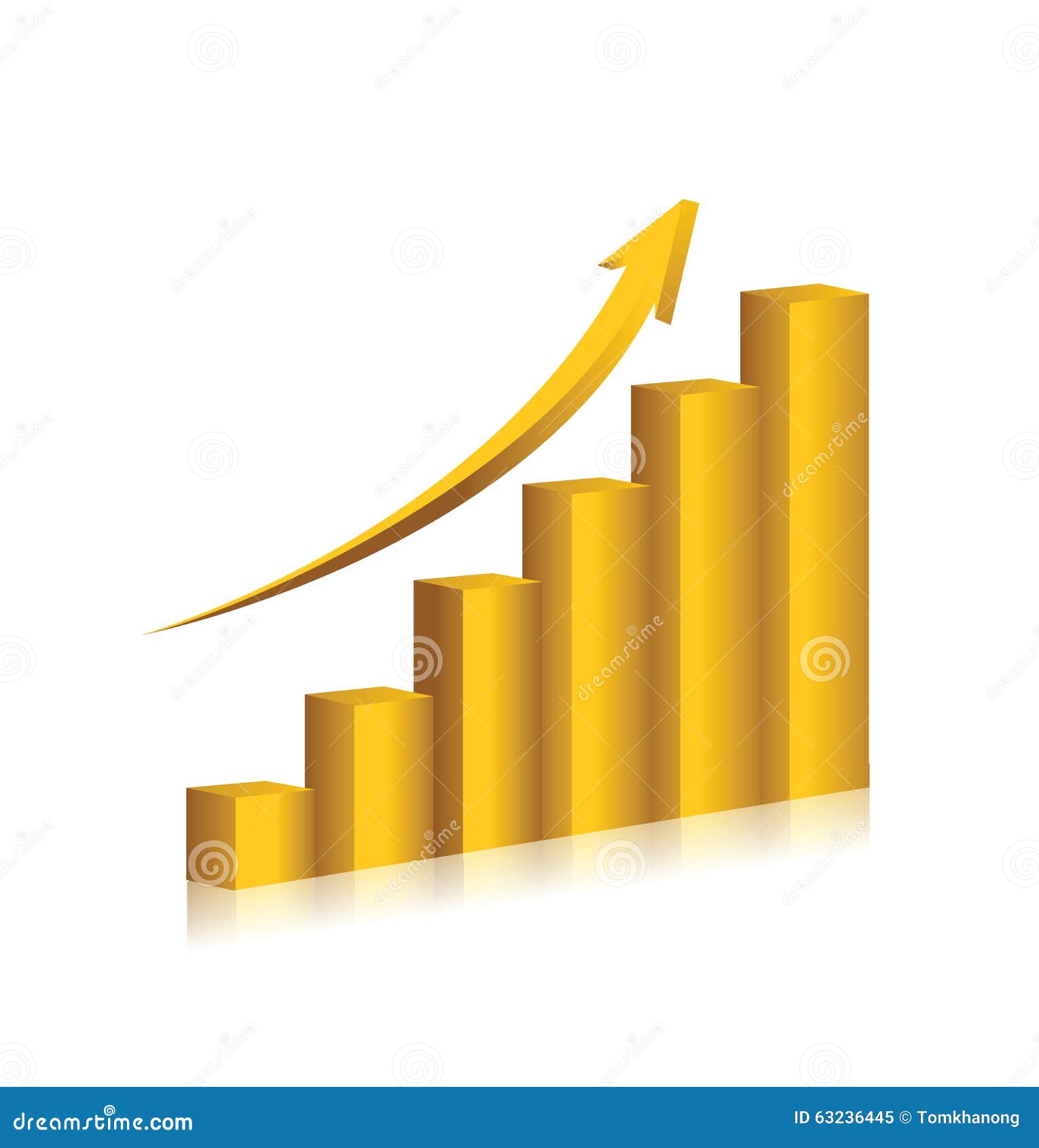 Business Chart Gold Color Vector Design Stock Vector - Illustration of ...