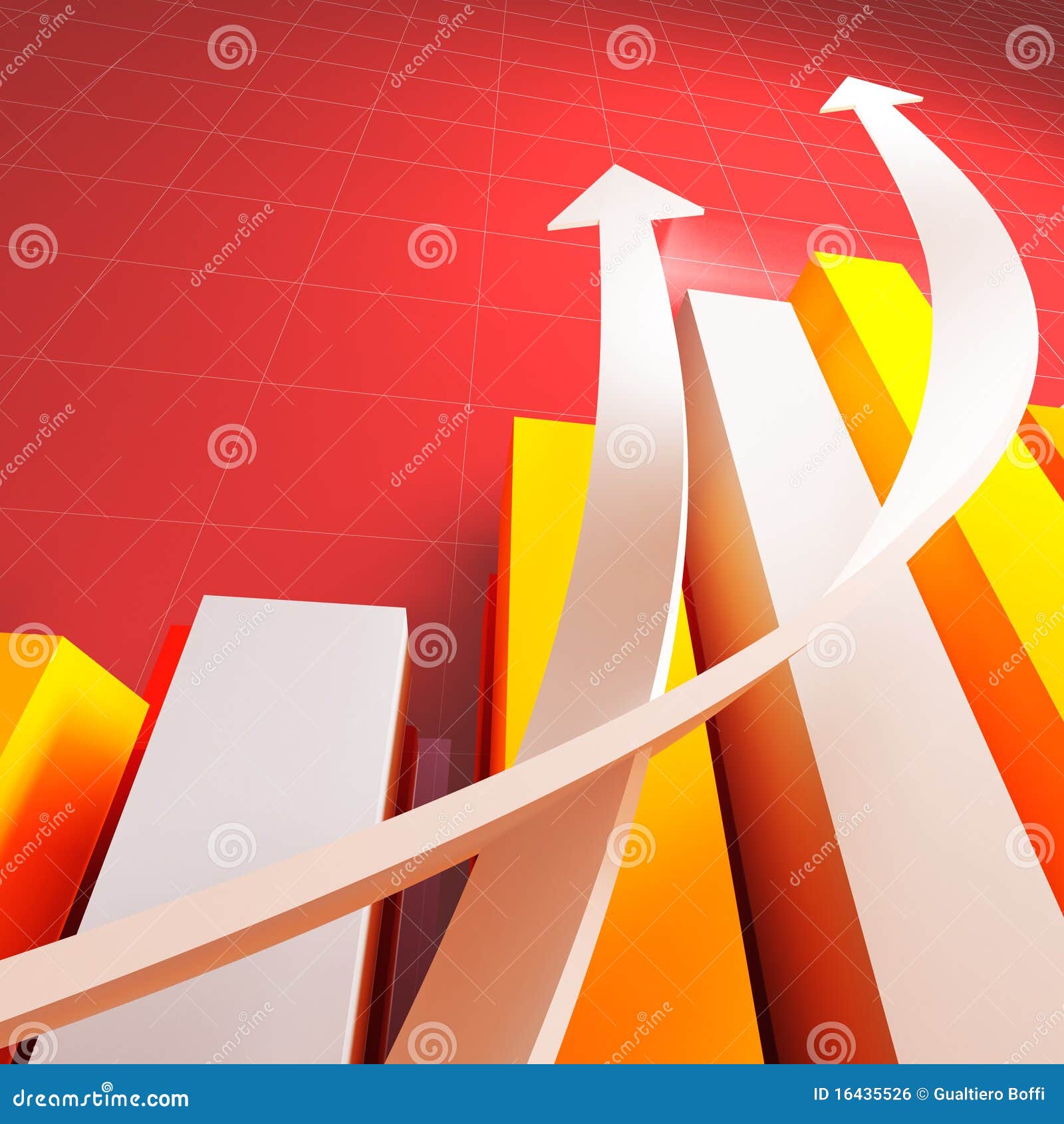 Business chart graph stock illustration. Illustration of grow - 16435526