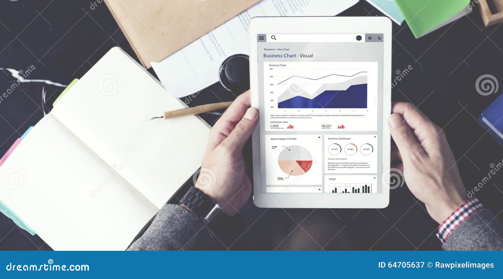 Business Chart Report Statistic Planning Analysis Concept Stock Image ...