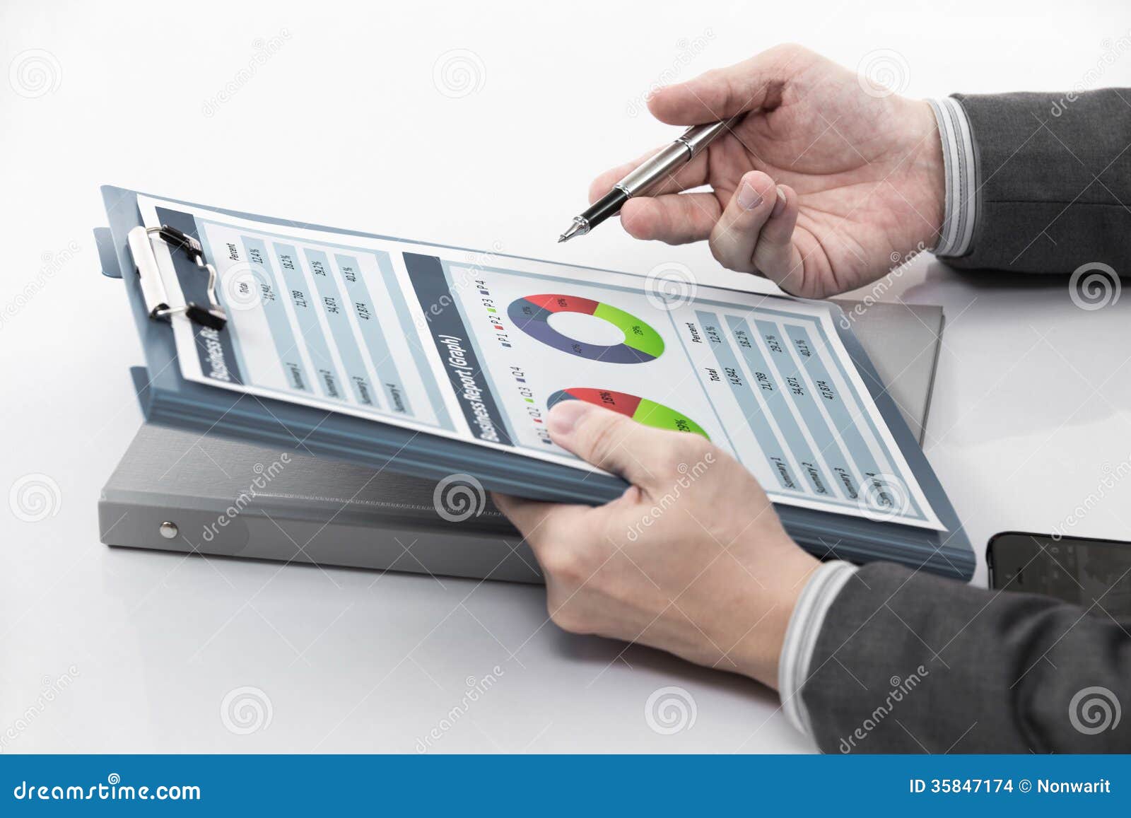 Business Chart Showing Financial Success Stock Photo - Image of graph ...