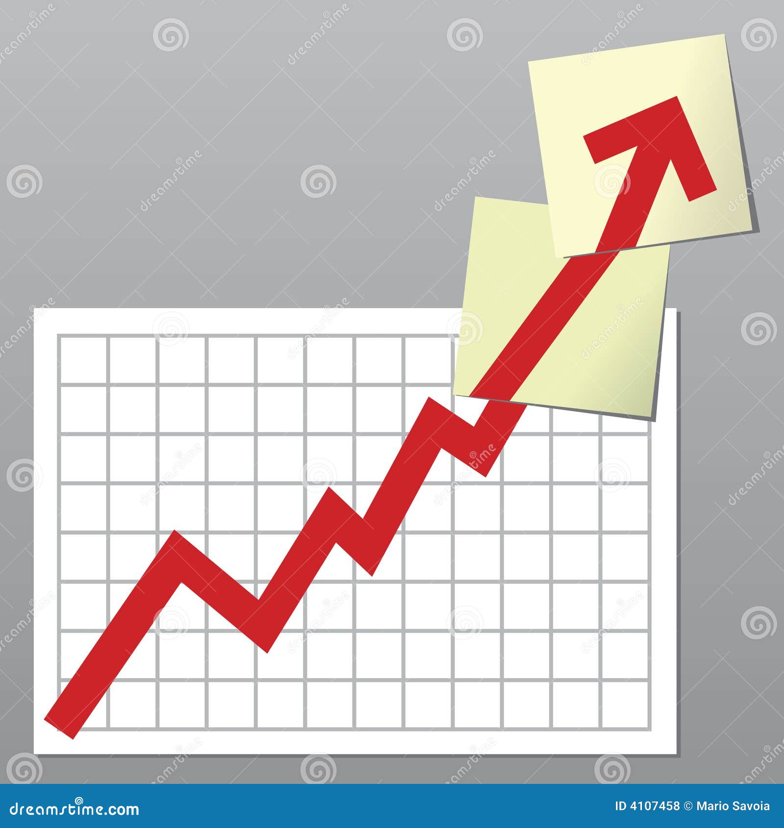 Business chart up stock vector. Illustration of calculation - 4107458