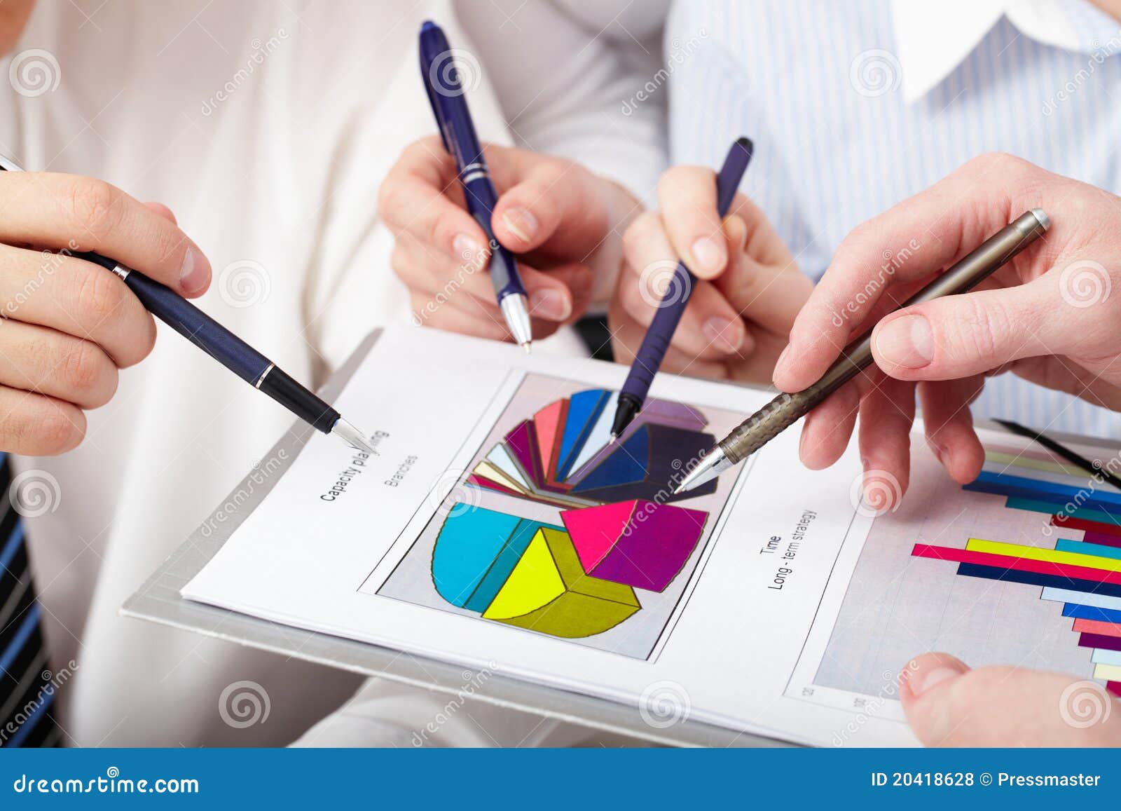 Business charts stock photo. Image of colorful, closeup - 20418628