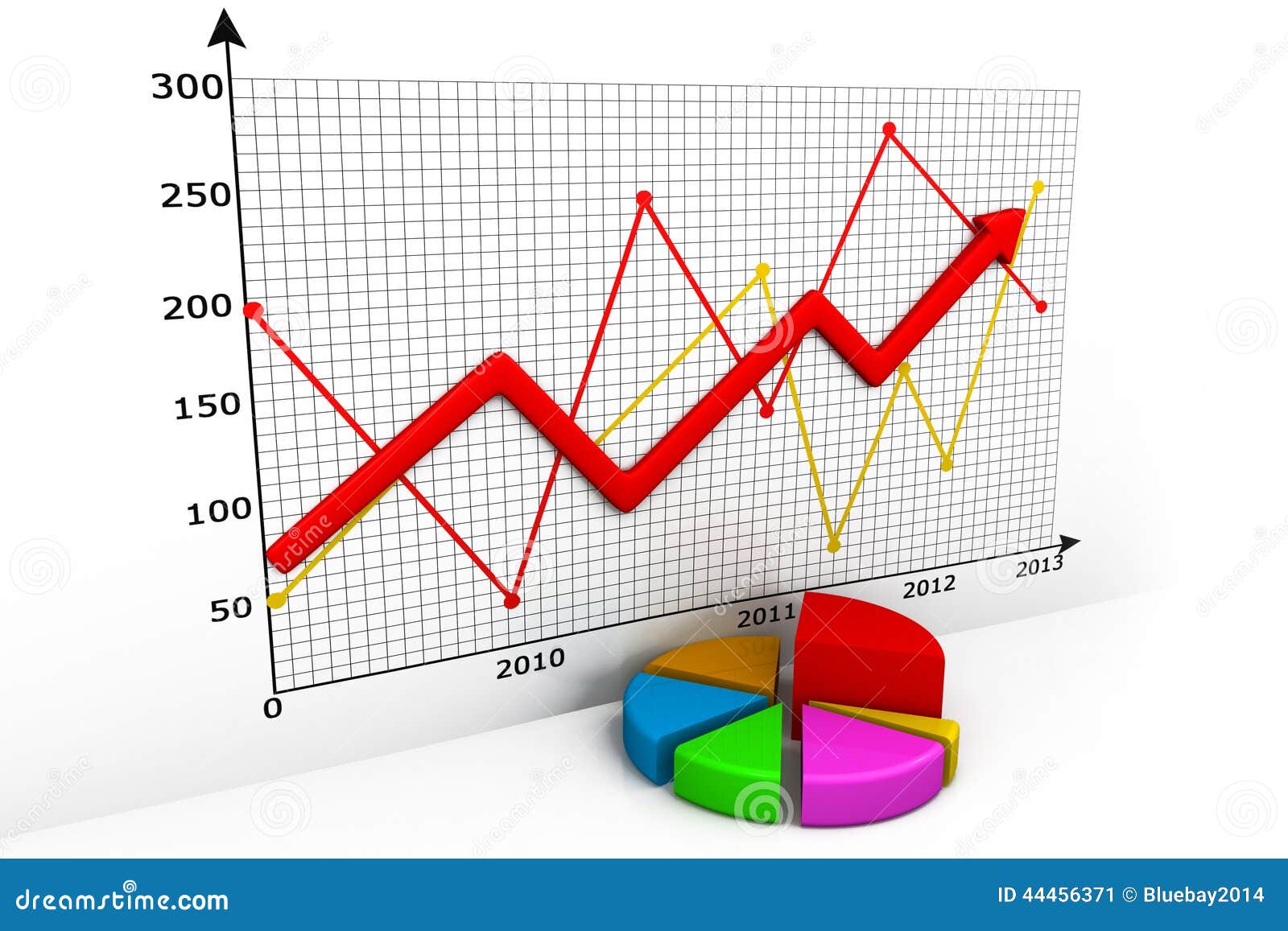 Business Charts stock illustration. Illustration of economics - 44456371