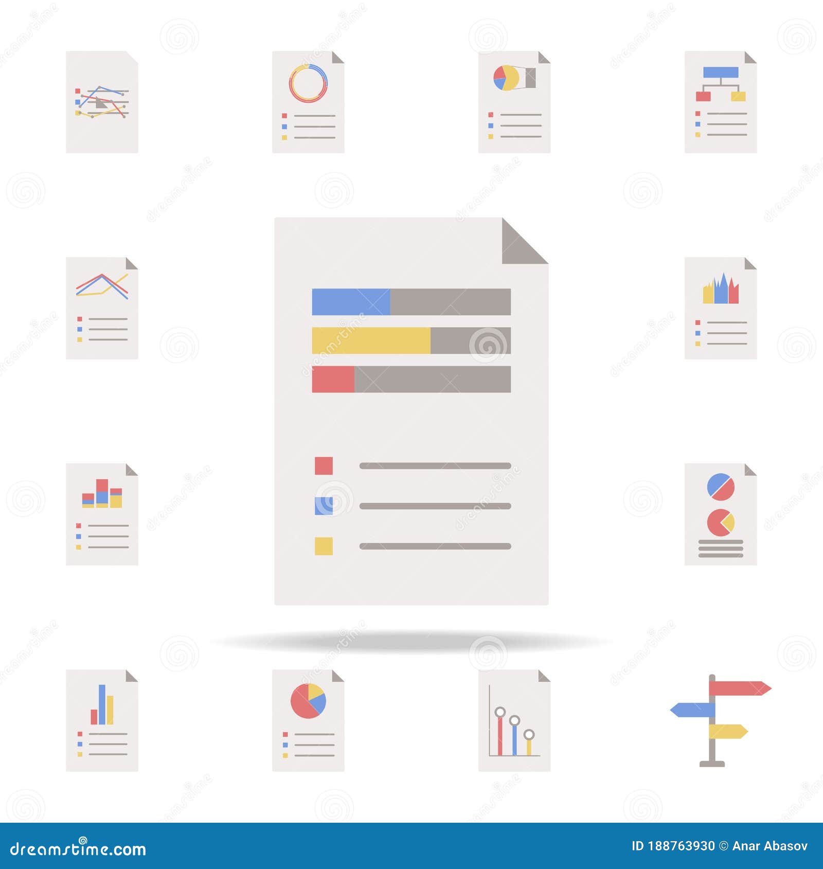 Business Charts Icon. Charts Icons Universal Set for Web and Mobile ...