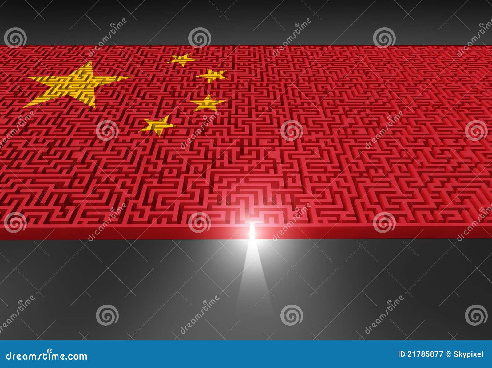 Business in China Challenge Stock Illustration - Illustration of ...