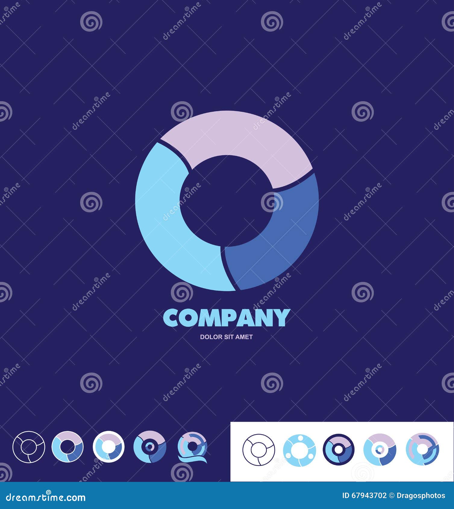 Business Circle Company Logo Stock Vector - Illustration of vector ...