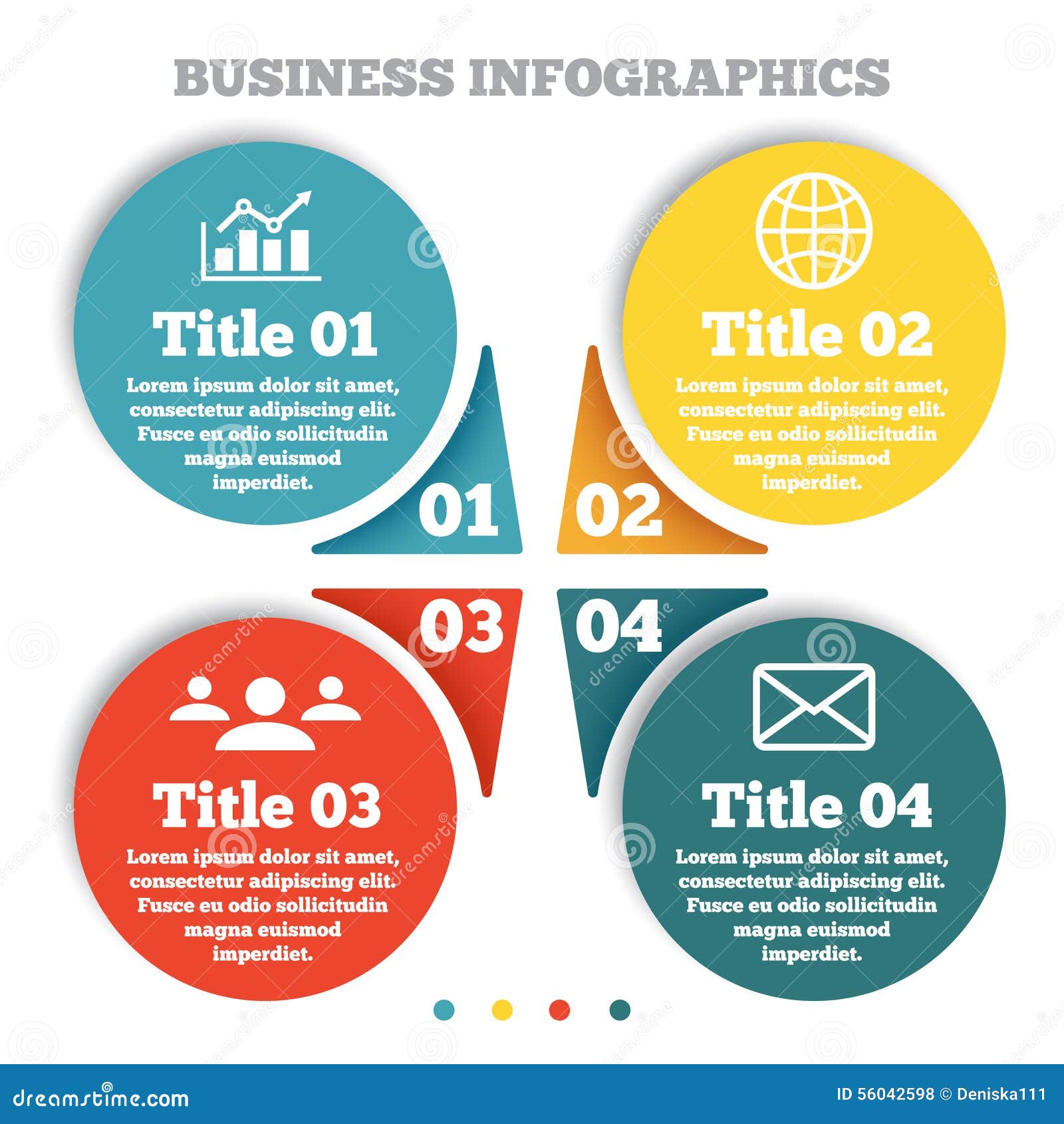 Business Circle Infographic, Chart, Diagram Stock Vector - Illustration ...