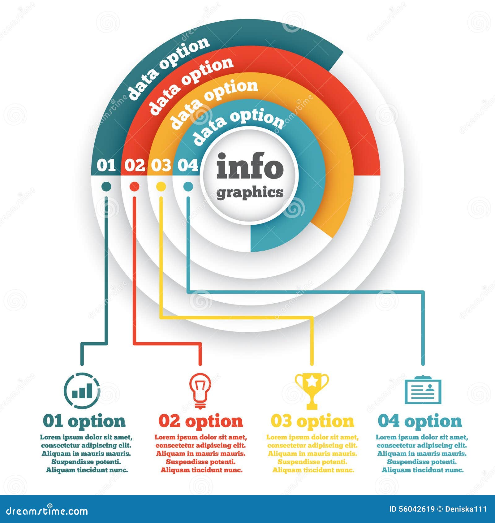 Business Circle Infographic, Chart, Diagram Stock Vector - Illustration ...