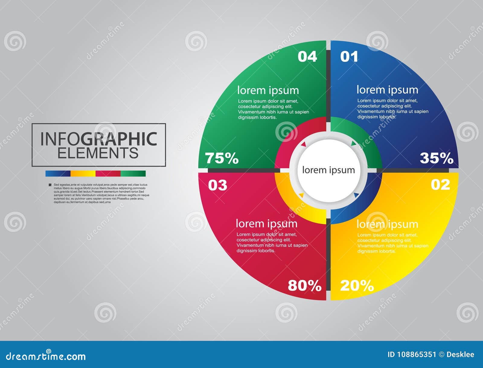 5 Step Elements. Workflow Graphic Design. Infograph Timeline. Strategy ...