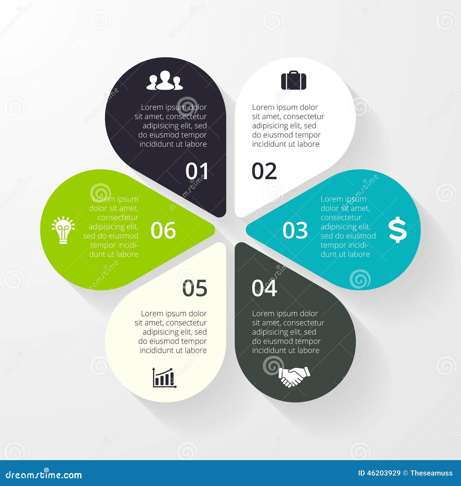 Business Circle Infographic, Diagram, Presentation Stock Vector ...