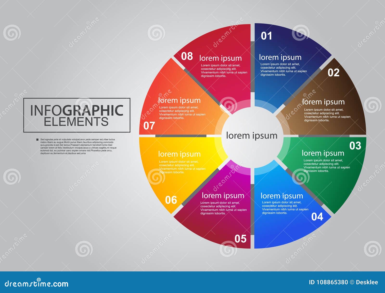 5 Step Elements. Workflow Graphic Design. Infograph Timeline. Strategy ...
