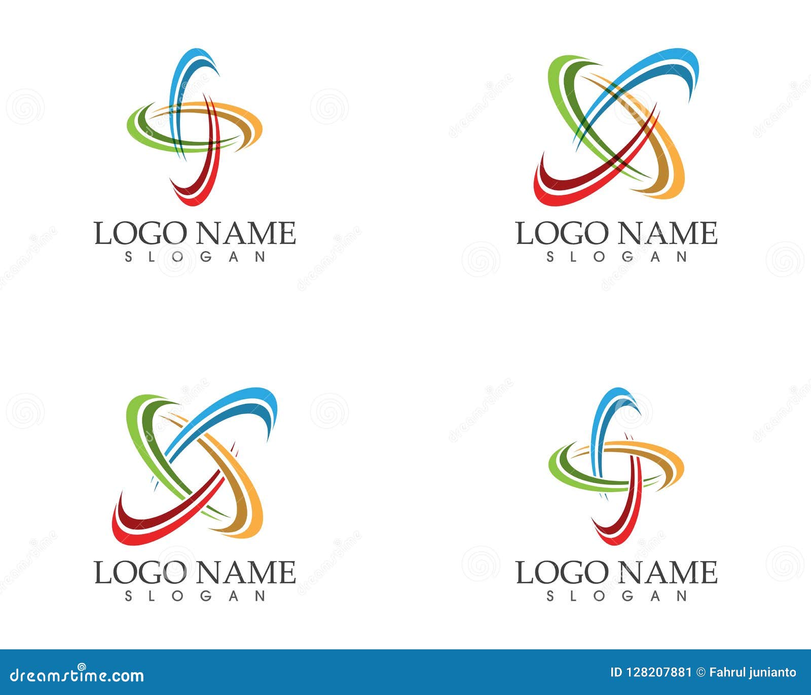 Business Circle Logo Design Concept Stock Vector - Illustration of ...