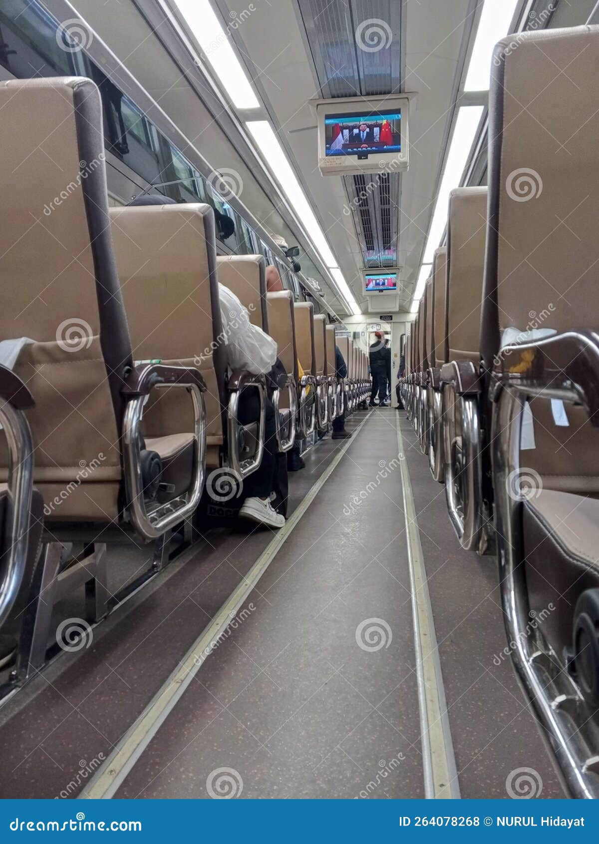 Business Class Train Corridor Stock Photo - Image of business, clean: 264078268