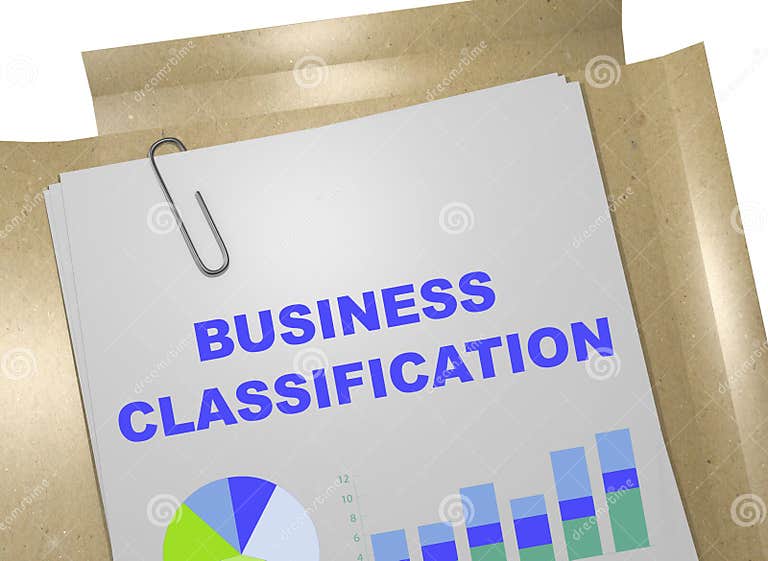 Business Classification Concept Stock Illustration - Illustration of ...