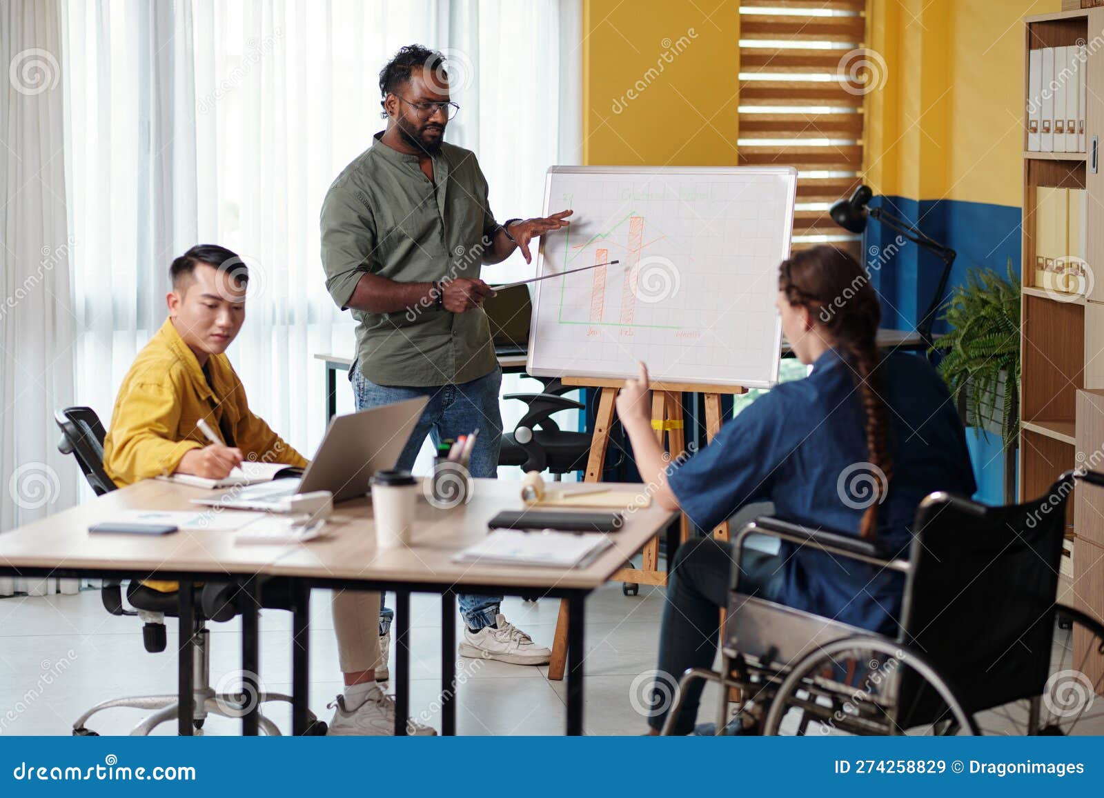 Business Coach Speaking stock image. Image of discussion - 274258829