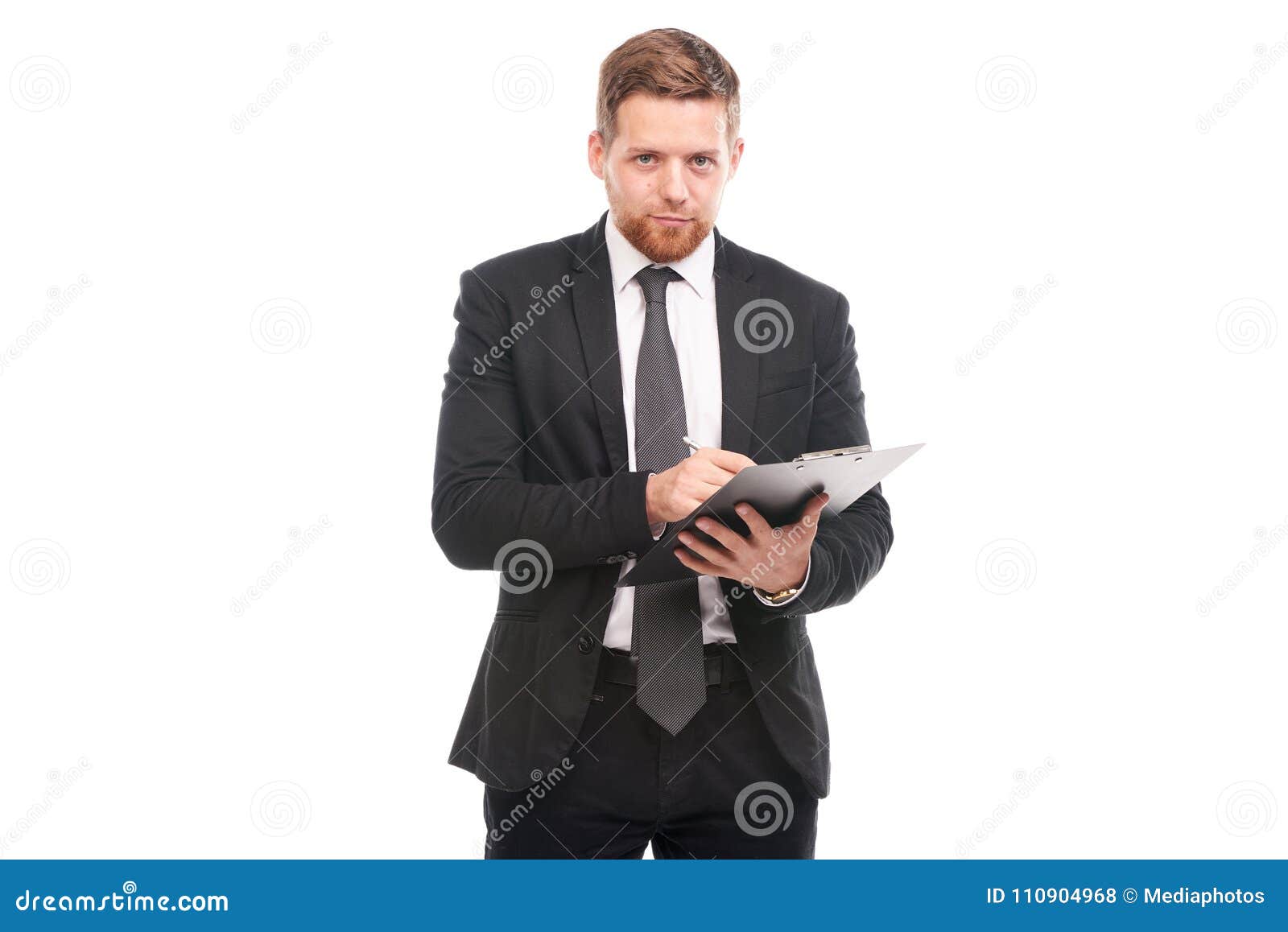 Business coach stock photo. Image of clipboard, business - 110904968