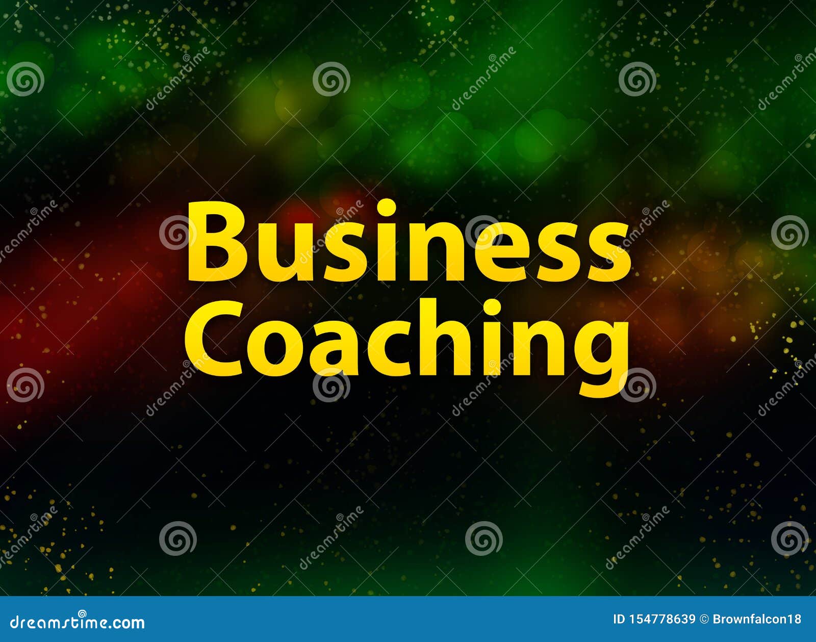 Business Coaching Abstract Bokeh Dark Background Stock Illustration ...