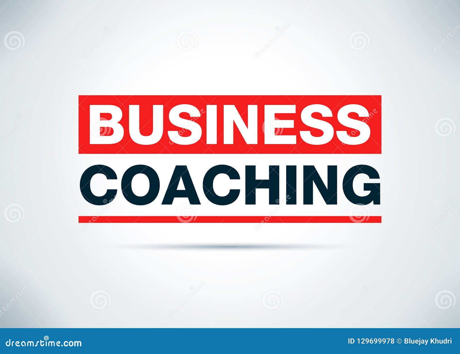Business Coaching Abstract Flat Background Design Illustration Stock ...