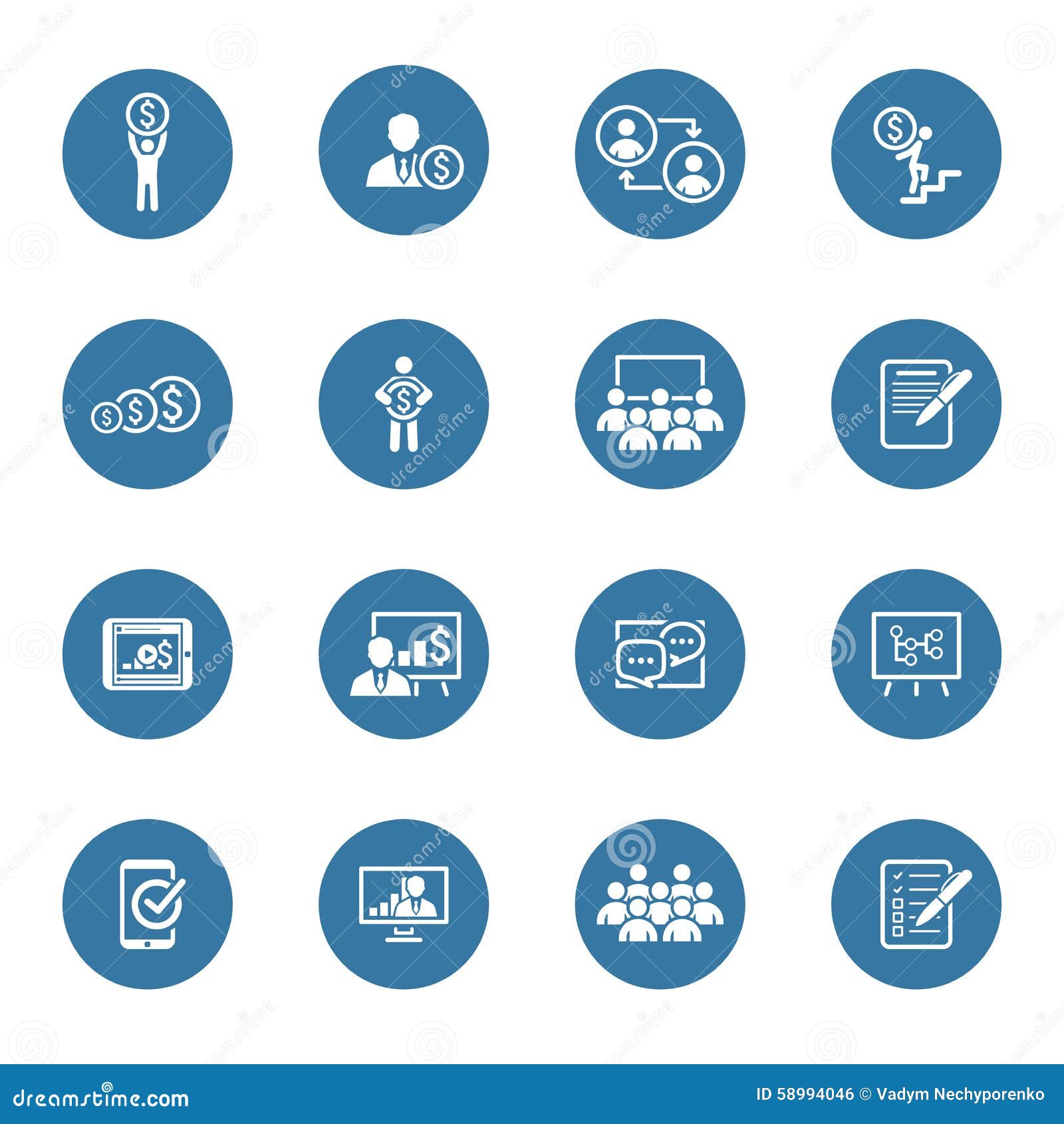 Coaching Icon Gradient Vector Spiral Circles Symbol Of Development ...