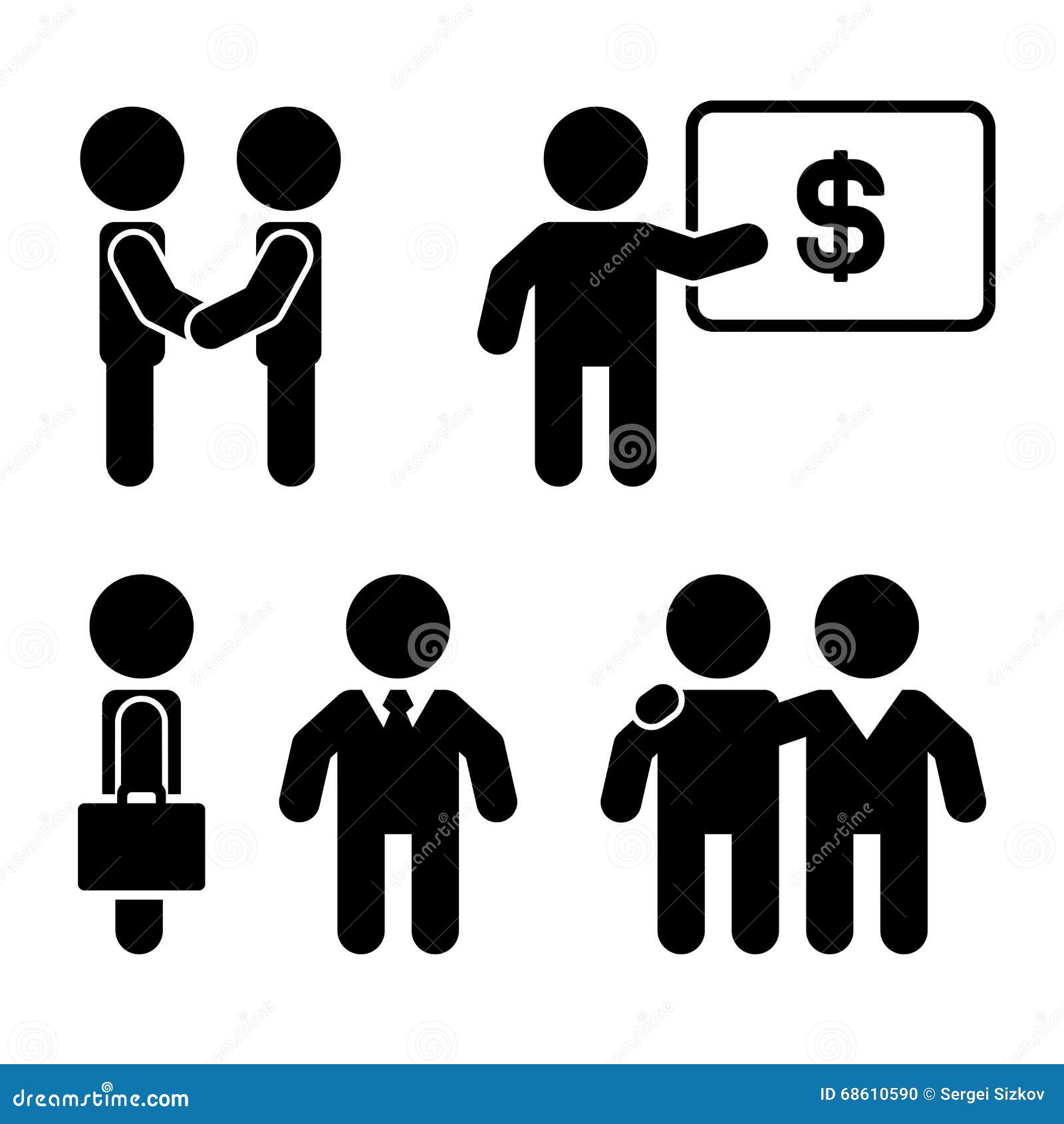 Business Coaching and Mentoring Icons Set. Vector Stock Vector ...