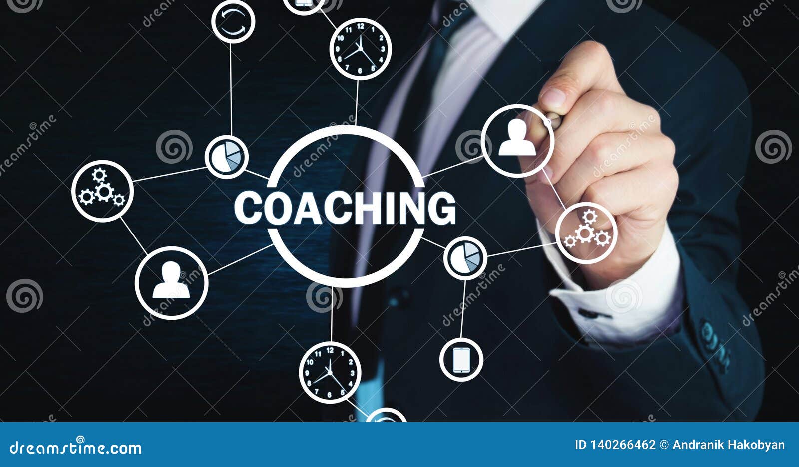 Business Coaching. Personal Development Concept Stock Photo - Image of ...