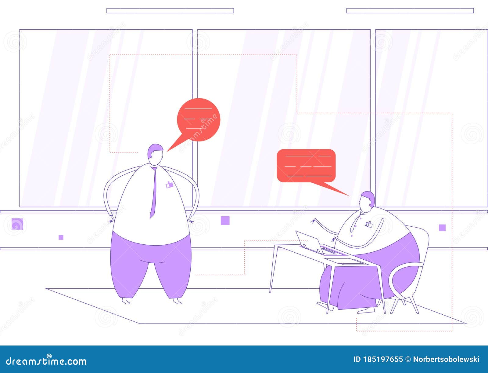 Business coaching. stock vector. Illustration of teamwork - 185197655