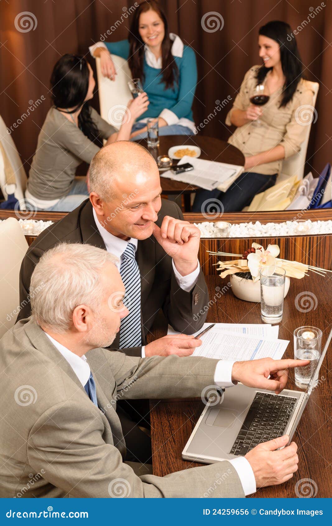 Business Coffee Break Executive Business Men Stock Photo - Image of ...