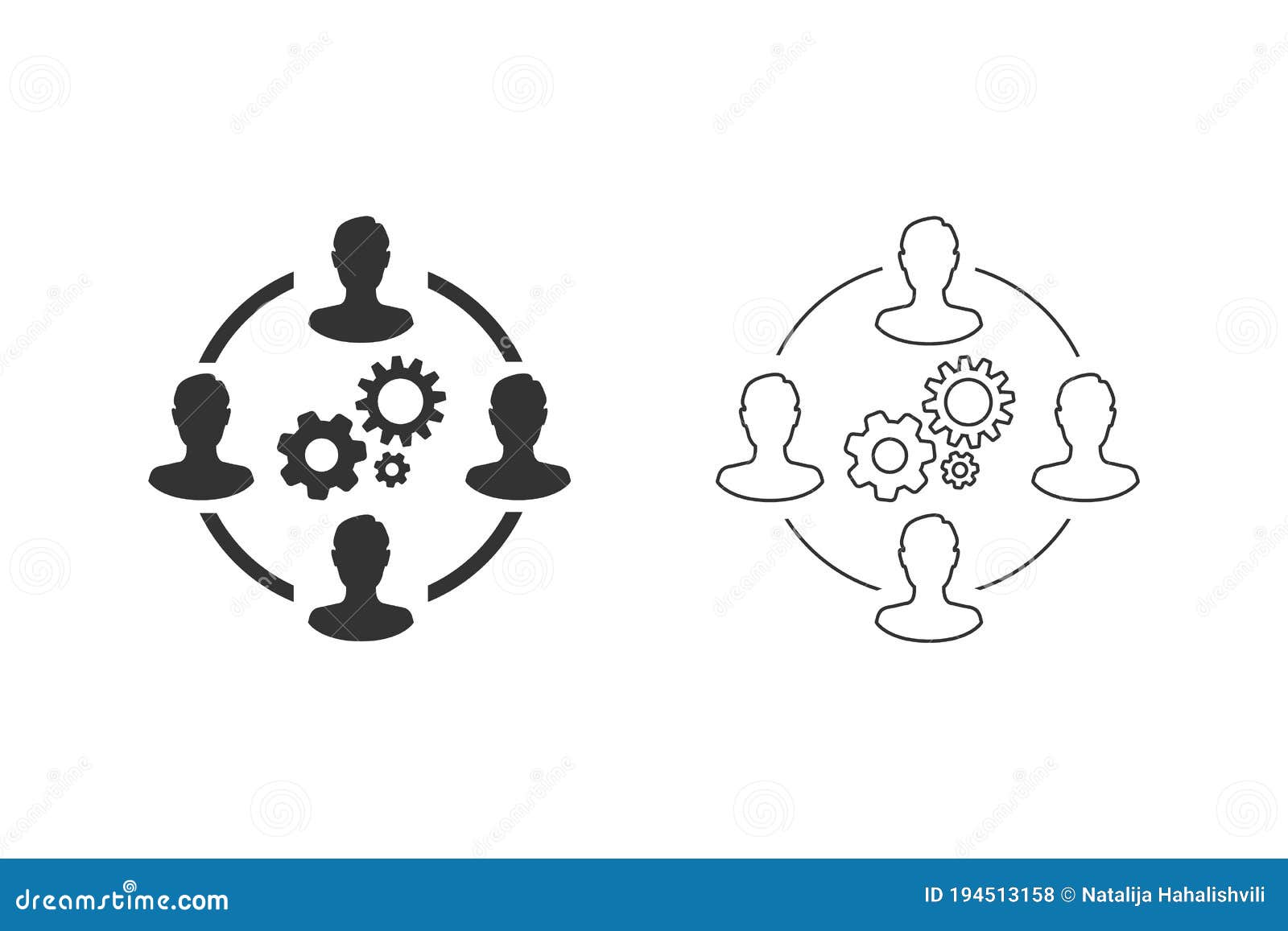 Business Collaborate Icon Set Vector Image Stock Vector - Illustration ... Business Collaborate Icon Set Vector Image Stock Vector - Illustration ...