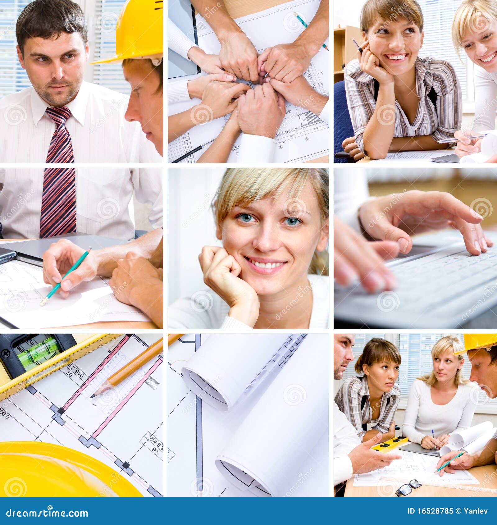 Business collage stock image. Image of drawings, communication - 16528785