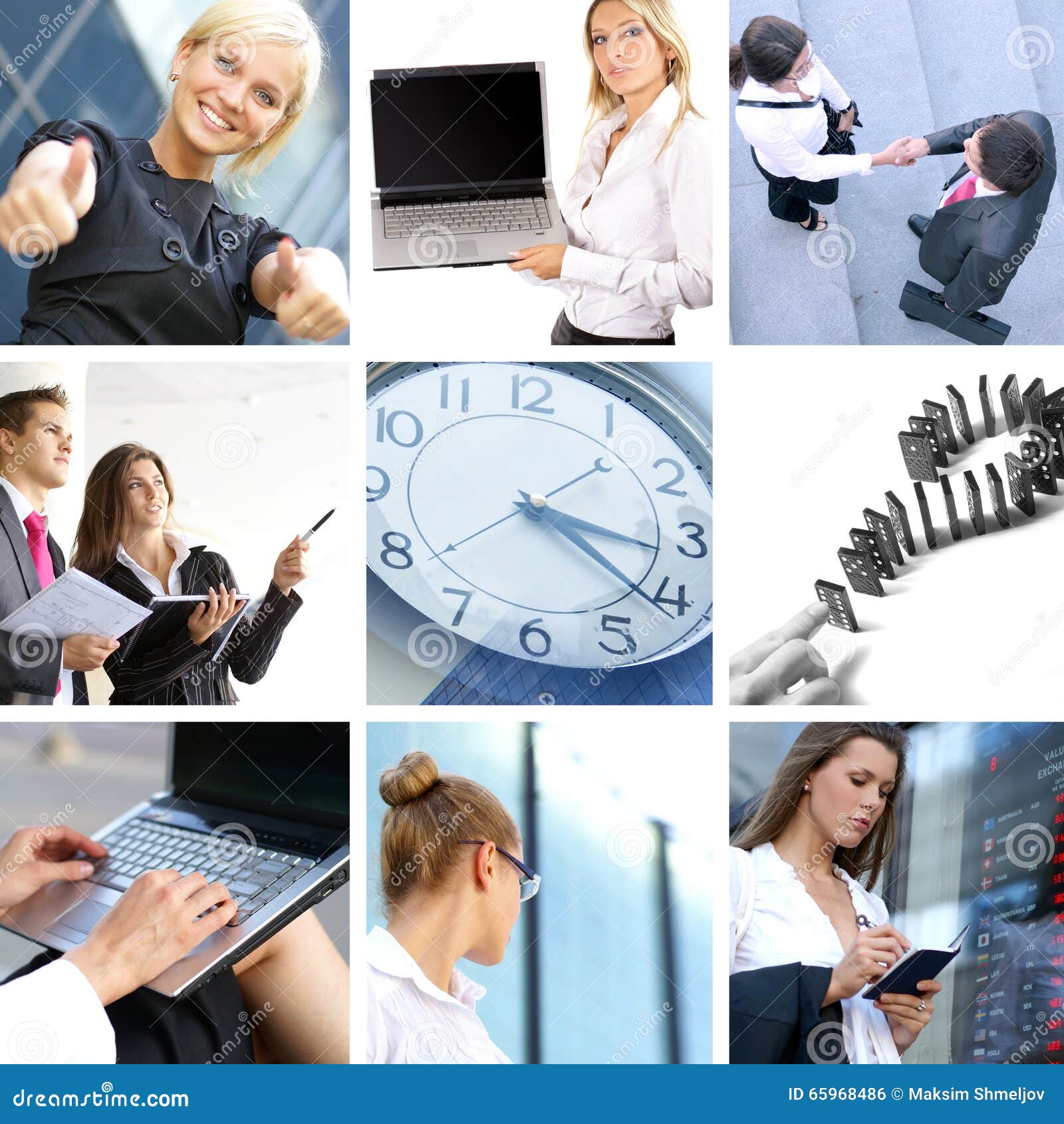 Business collage stock photo. Image of business, challenge - 65968486