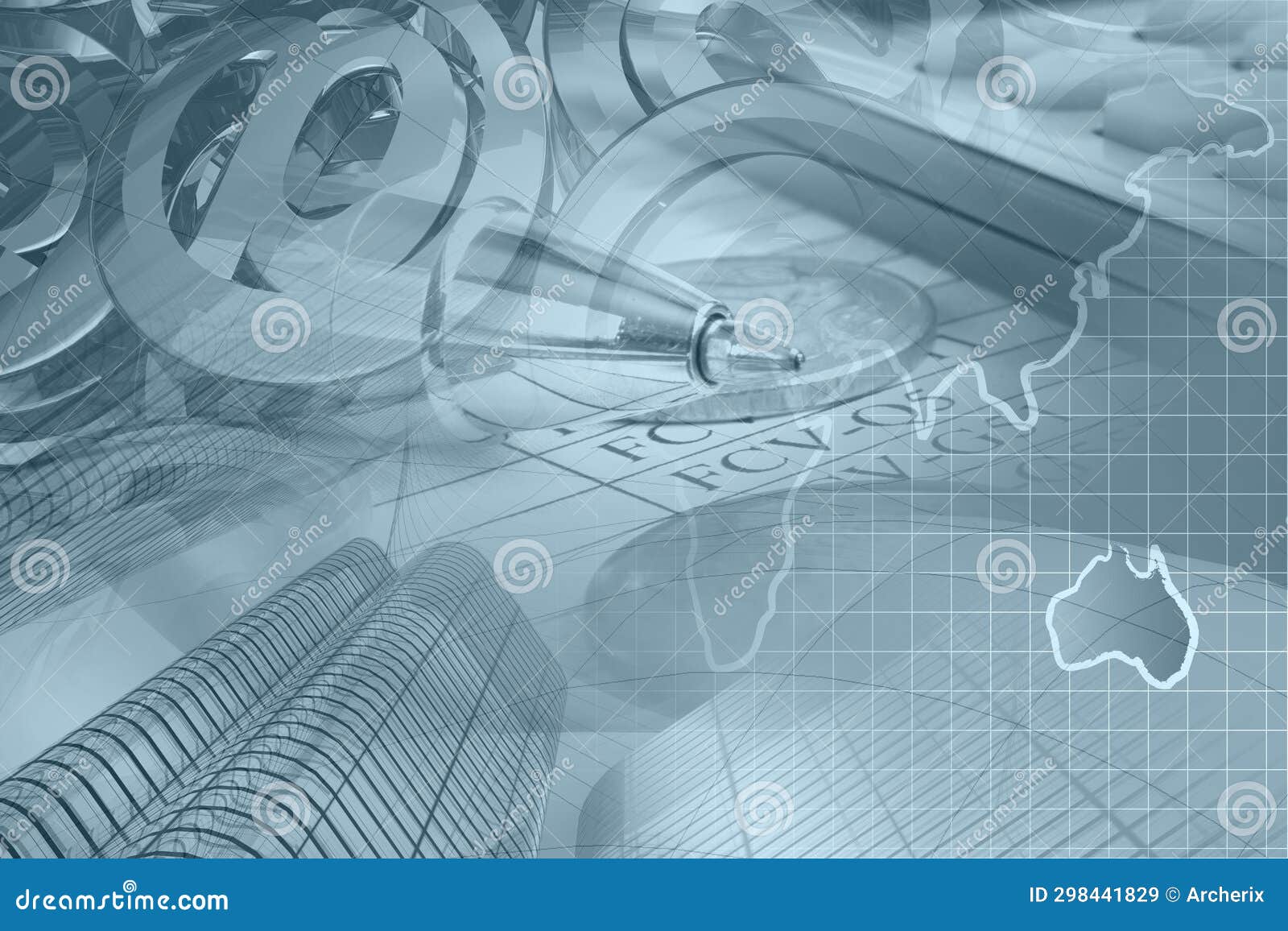 Business collage stock image. Image of productivity - 298441829