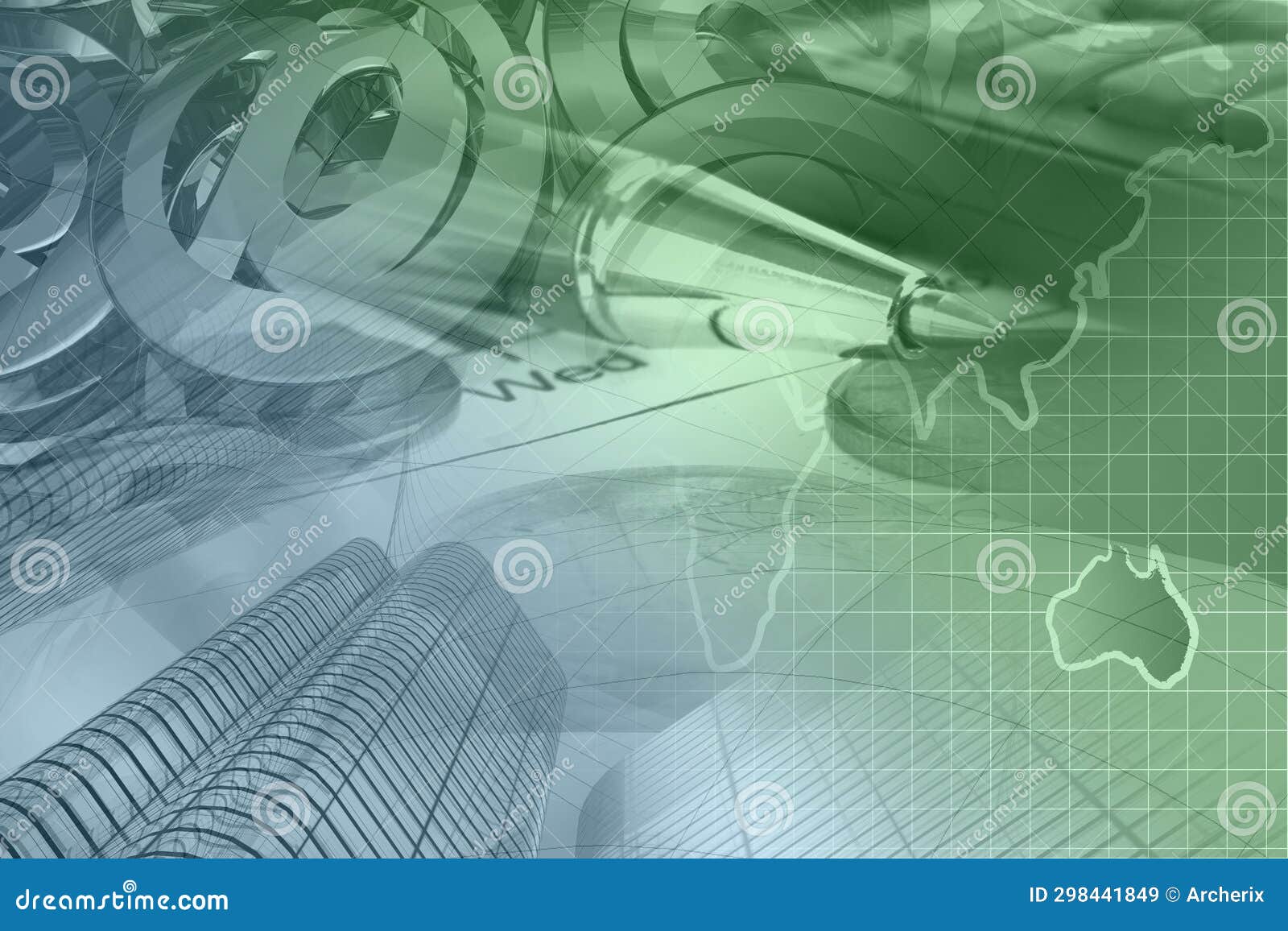 Business collage stock image. Image of data, commercial - 298441849