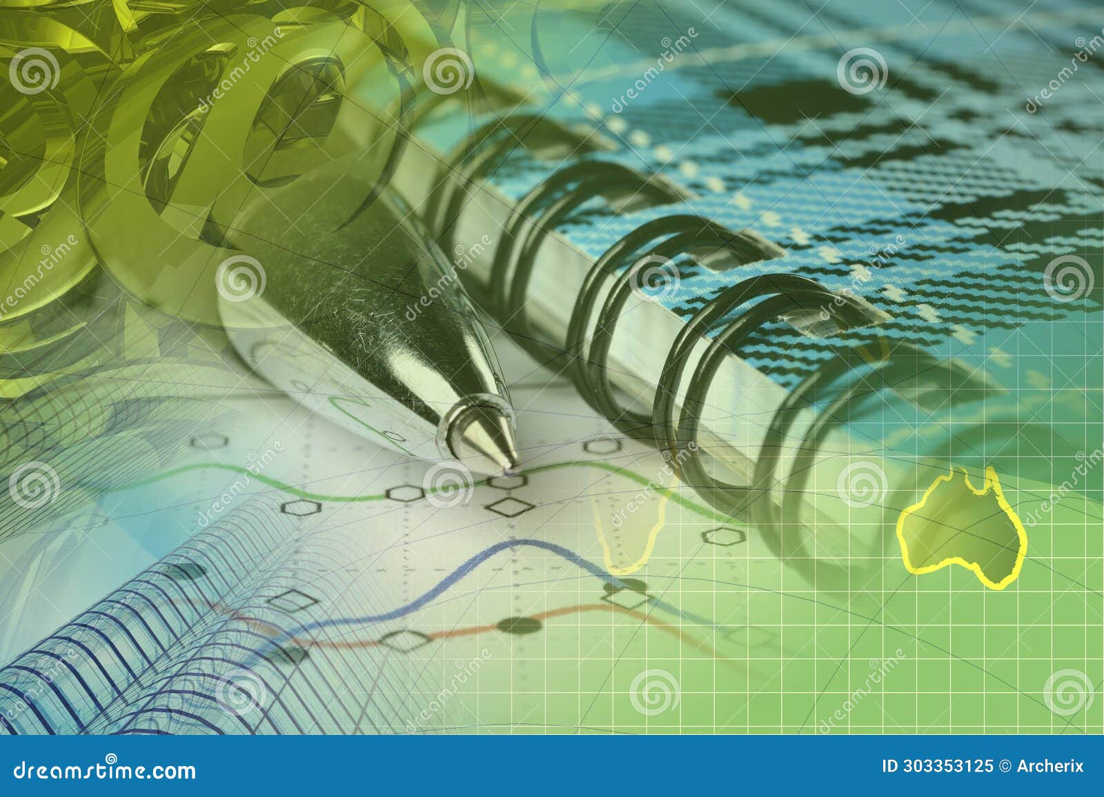Business collage stock image. Image of electronic, mail - 303353125