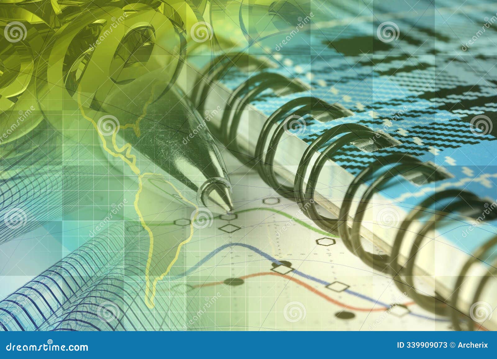 Business collage stock image. Image of post, calculator - 339909073